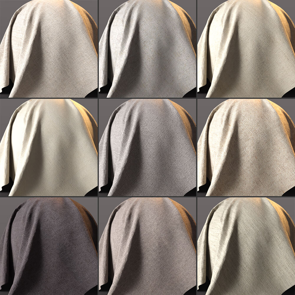 Flax Fabric Shaders - Daz Content by Cyrax3D