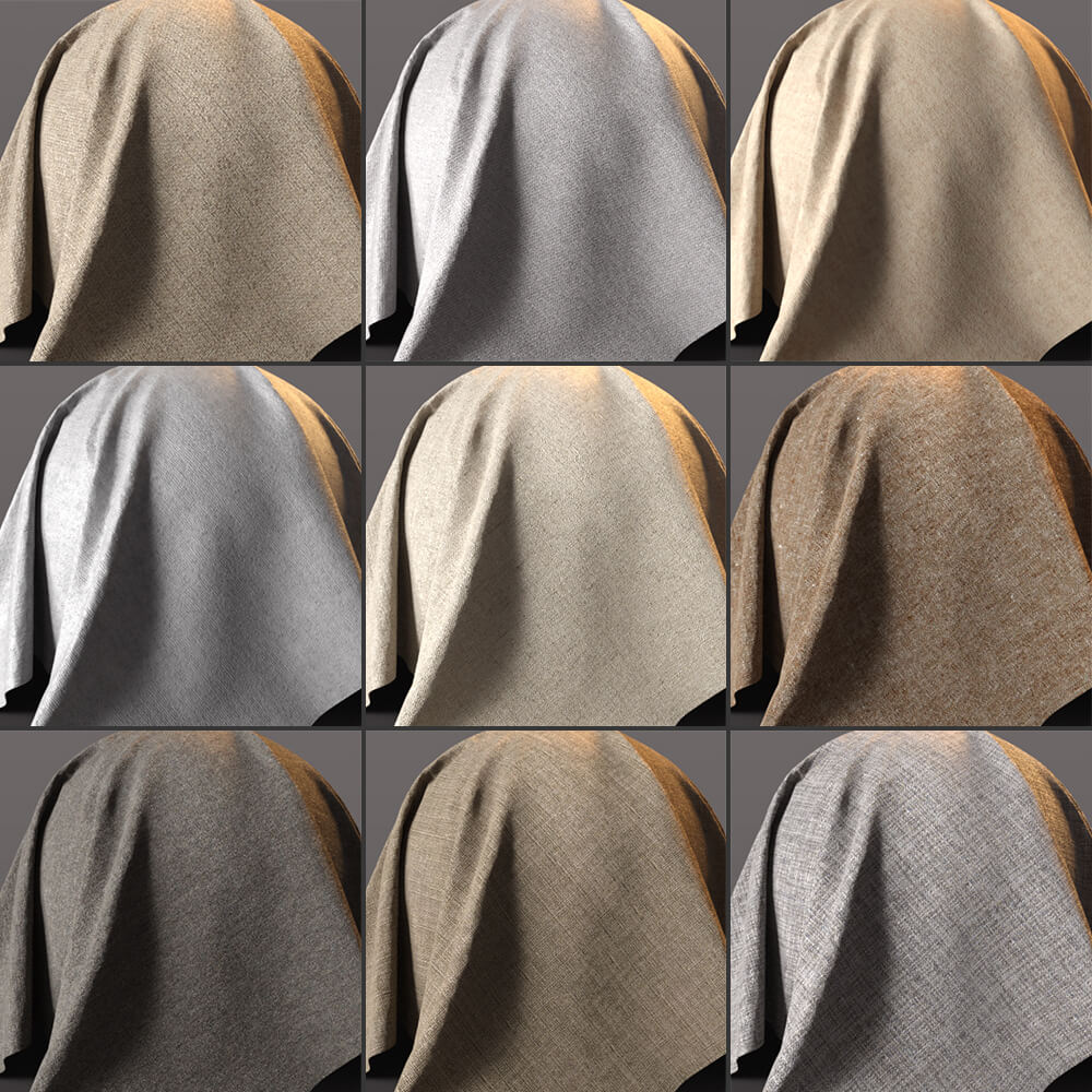 Flax Fabric Shaders - Daz Content by Cyrax3D