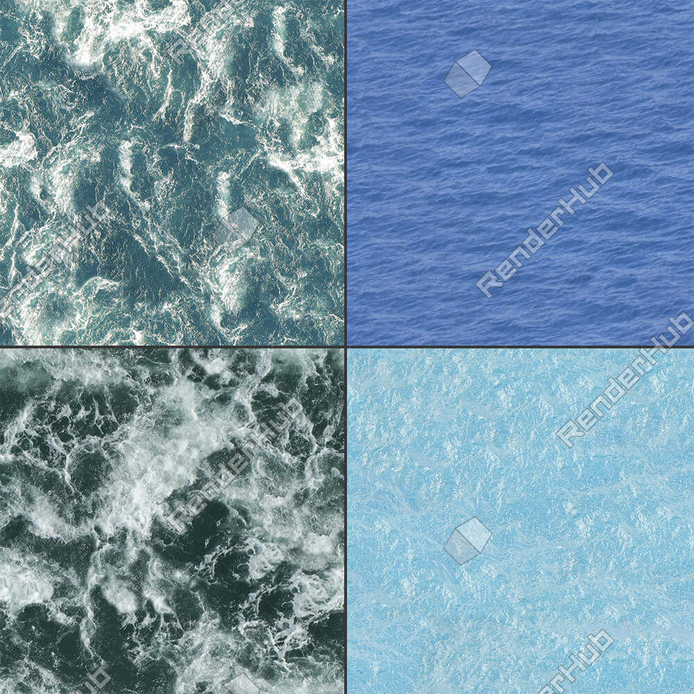 Seamless Water Textures - Stock Image by Cyrax3D