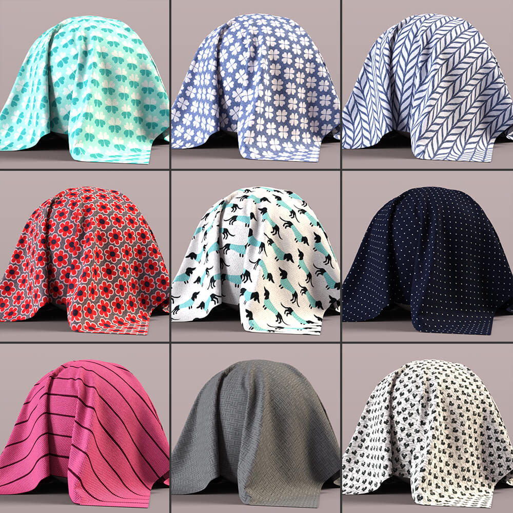 Sweater Fabric Shaders - Daz Content by Cyrax3D