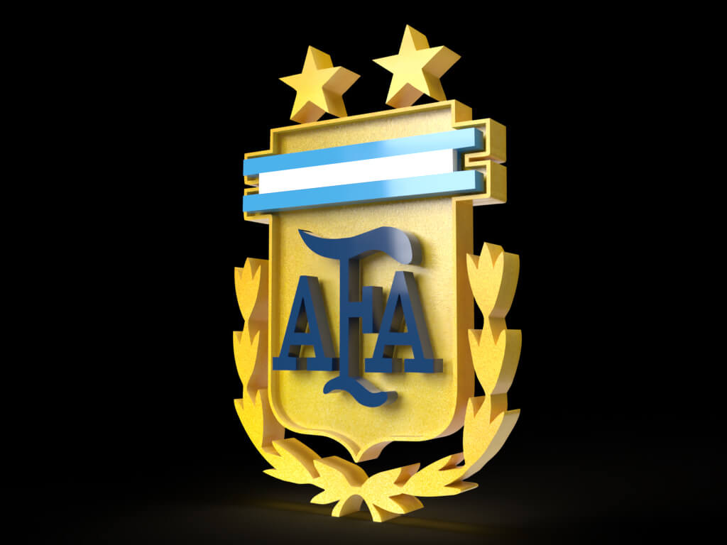Logo 3D Model Afa Argentina by D-King