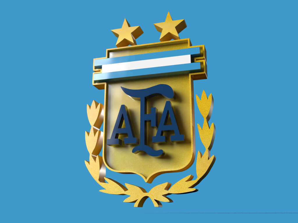Logo 3D Model Afa Argentina by D-King