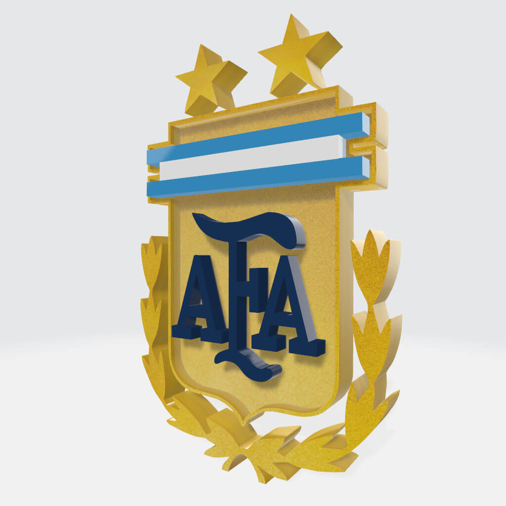 Logo 3D Model Afa Argentina by D-King