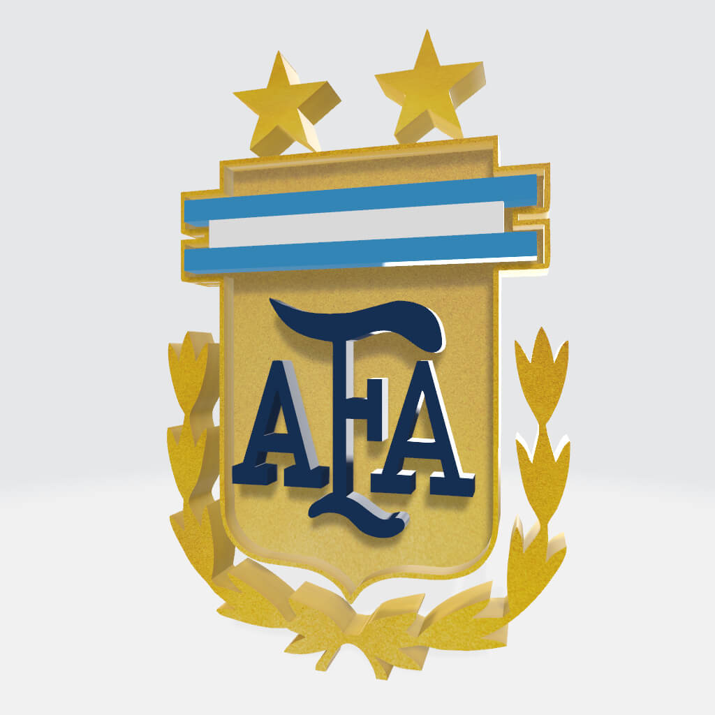 Logo 3D Model Afa Argentina by D-King