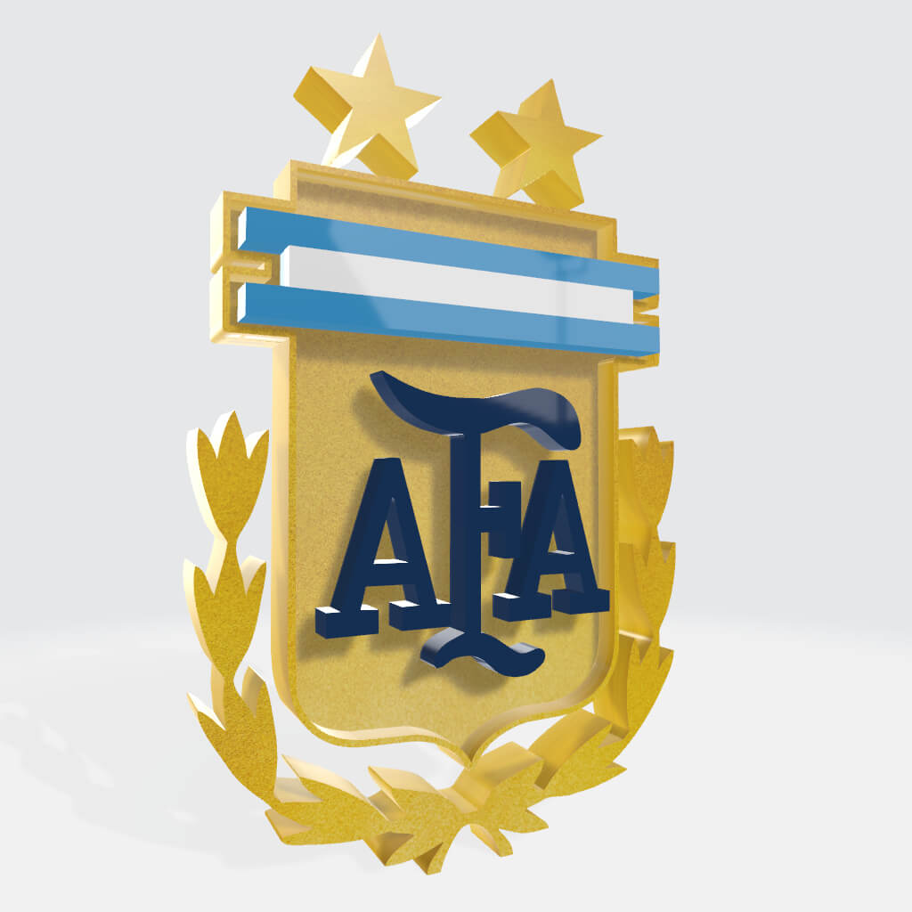 Logo 3D Model Afa Argentina by D-King