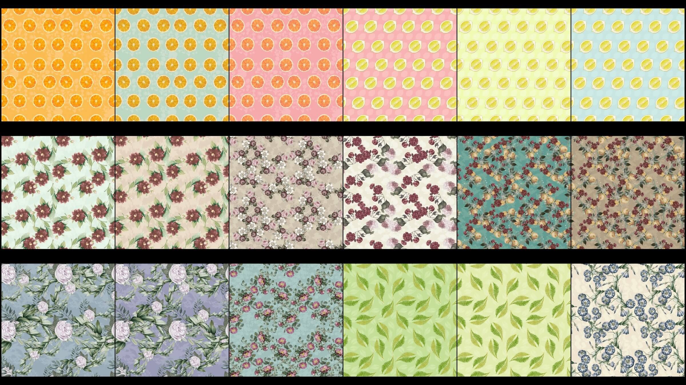 150 4K Seamless Floral Textures - 3D Texture by dada9918