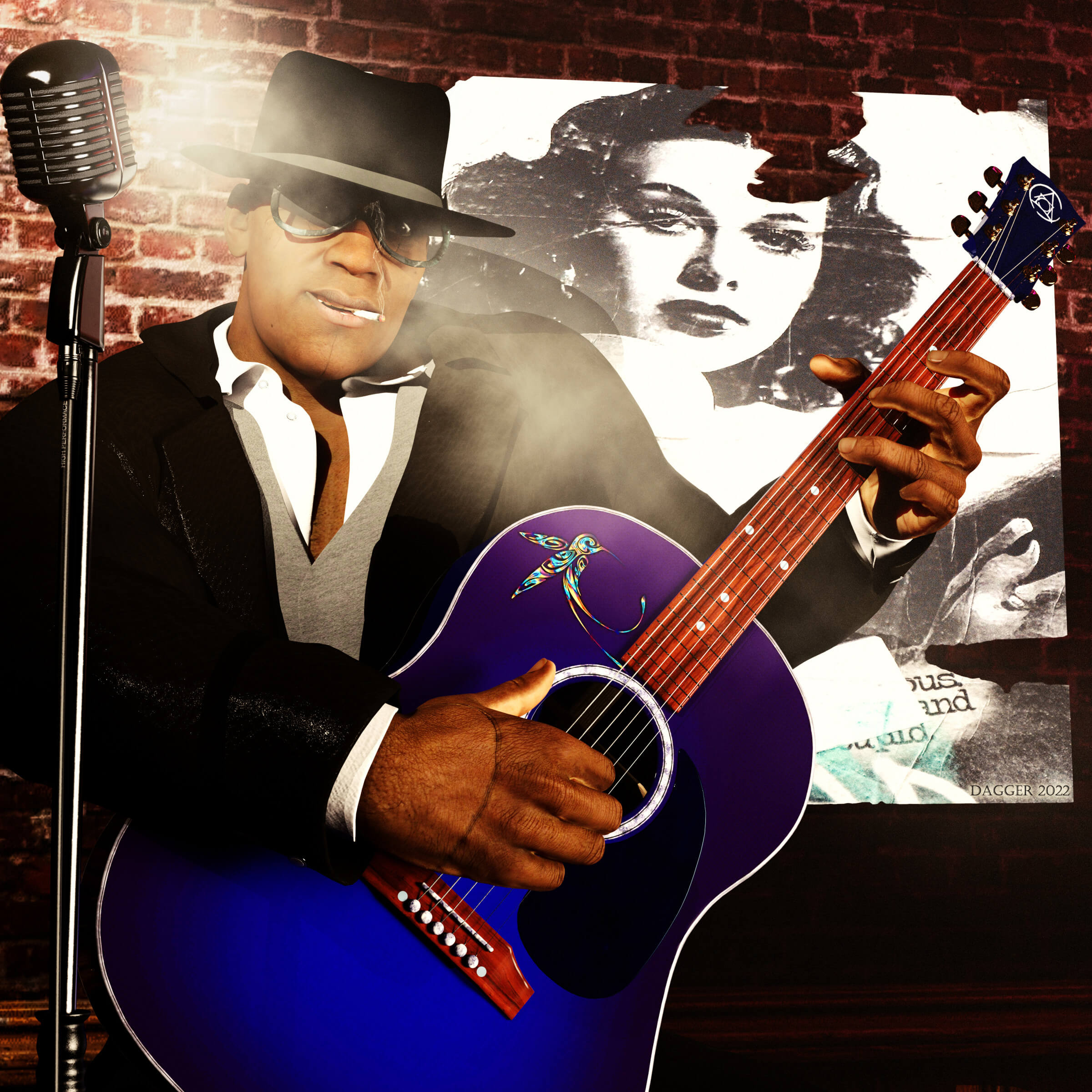 Candy Man 3D Render, Digital Art by daggerwilldo