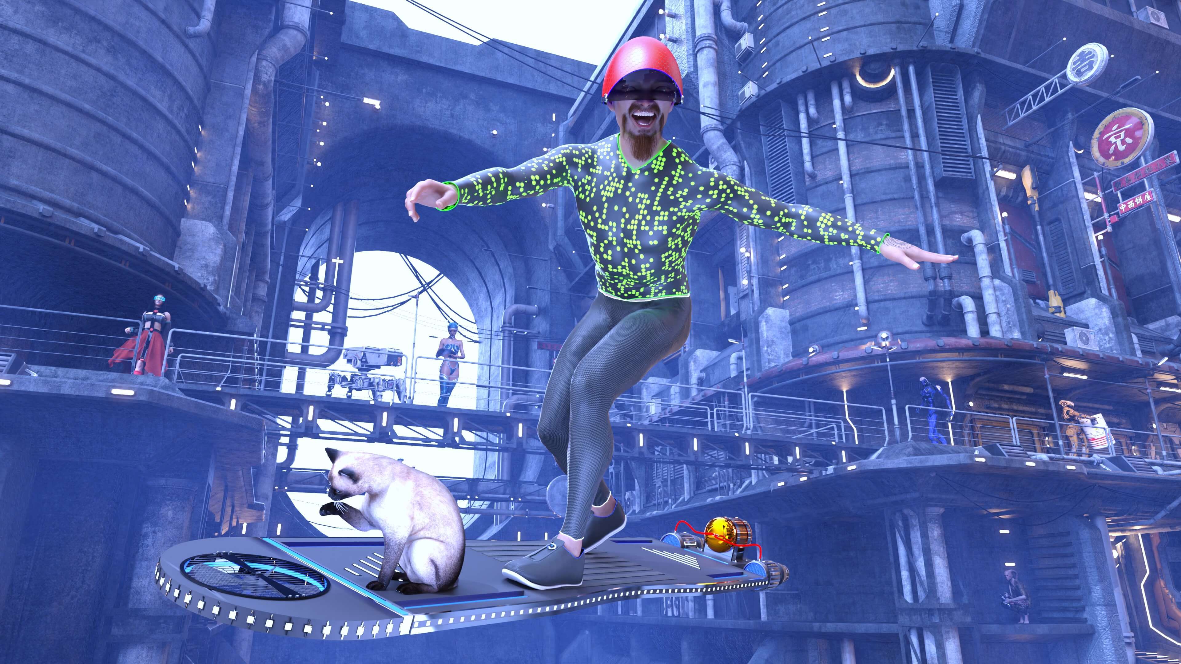 CRAZY JOE WOO 3D Render, Digital Art by daggerwilldo