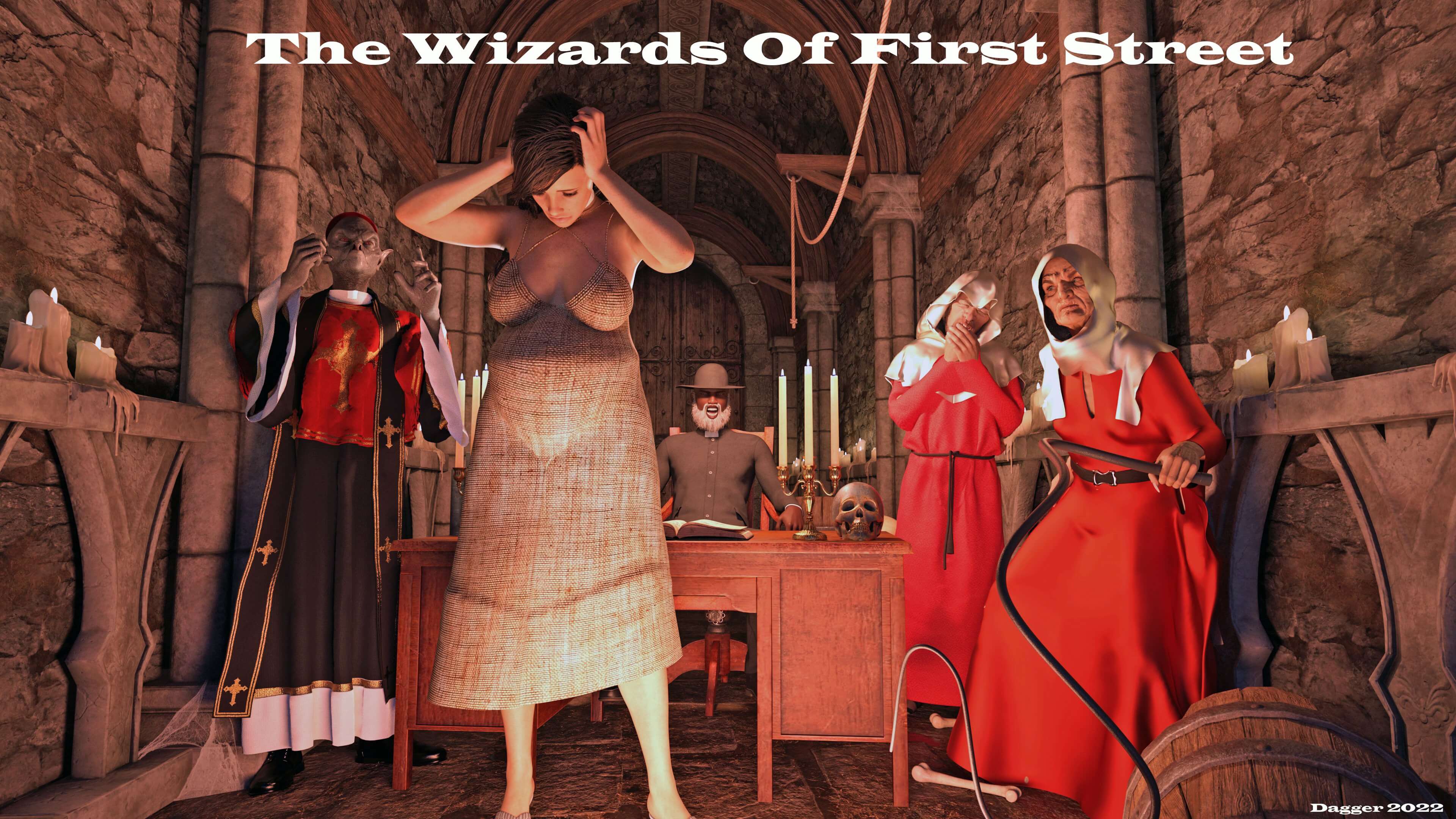 The Wizards Of First Street 3D Render by daggerwilldo