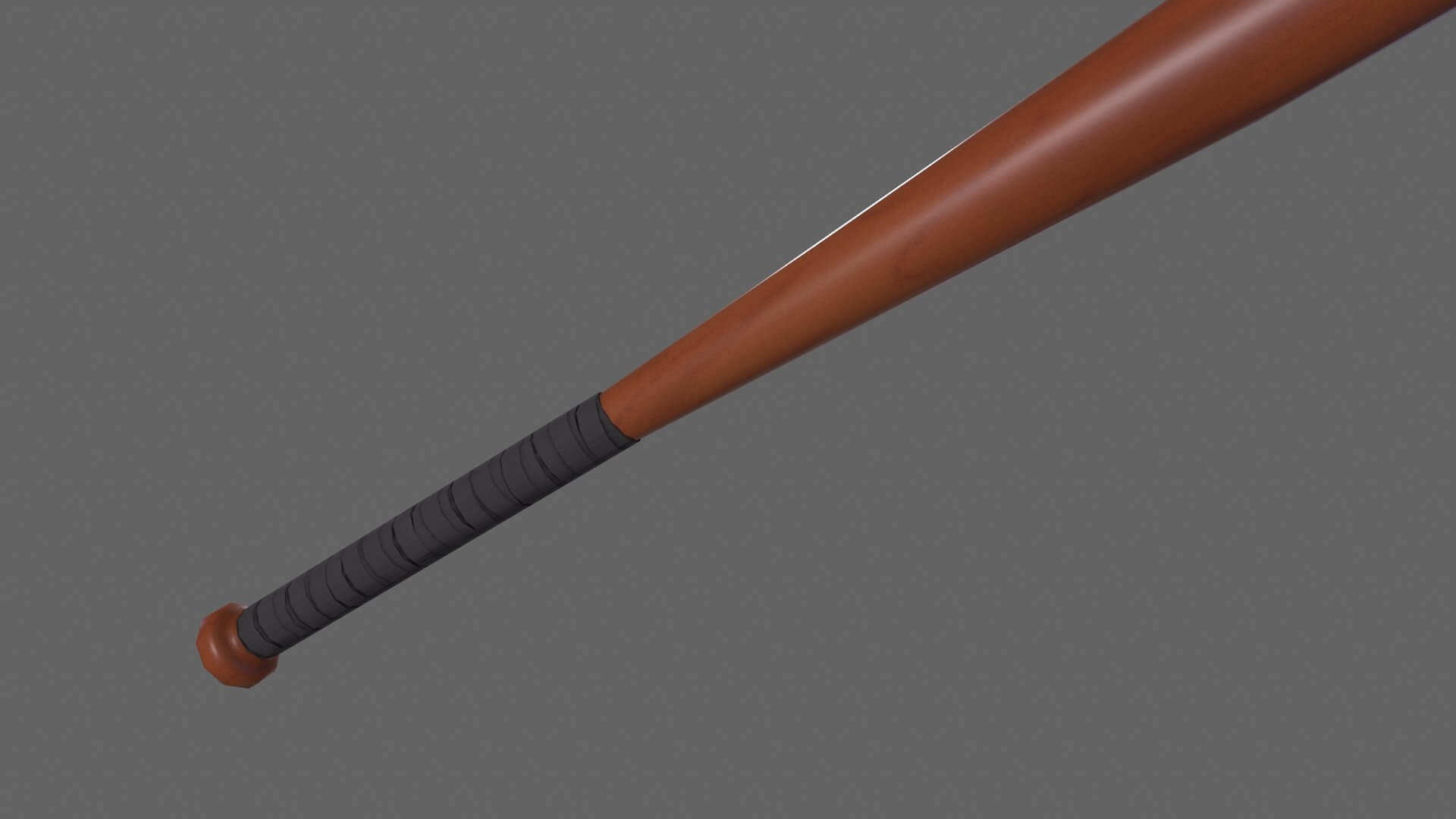 Baseball Bat Weapon V2 - 3D Model by DaikLord