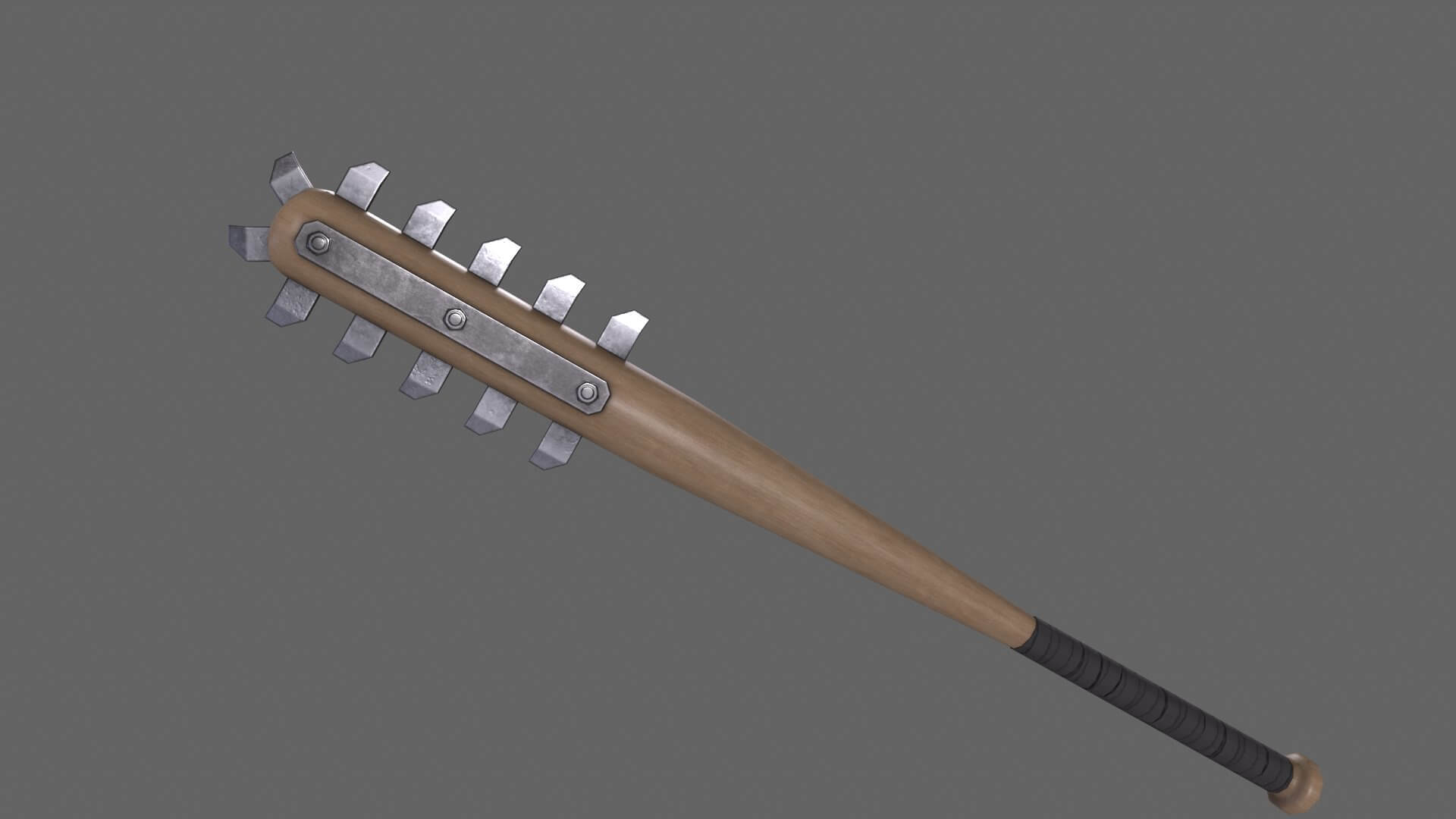 Baseball Bat Weapon V4 - 3D Model by DaikLord