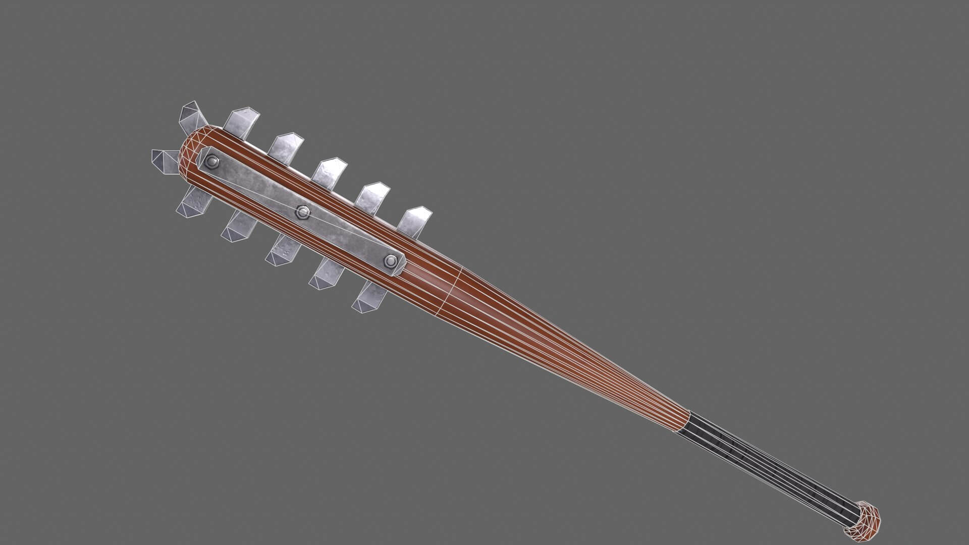 Baseball Bat Weapon V4 - 3D Model by DaikLord