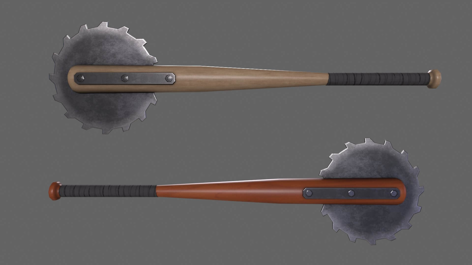 Baseball Bat Weapons - Collection 3D Model by DaikLord