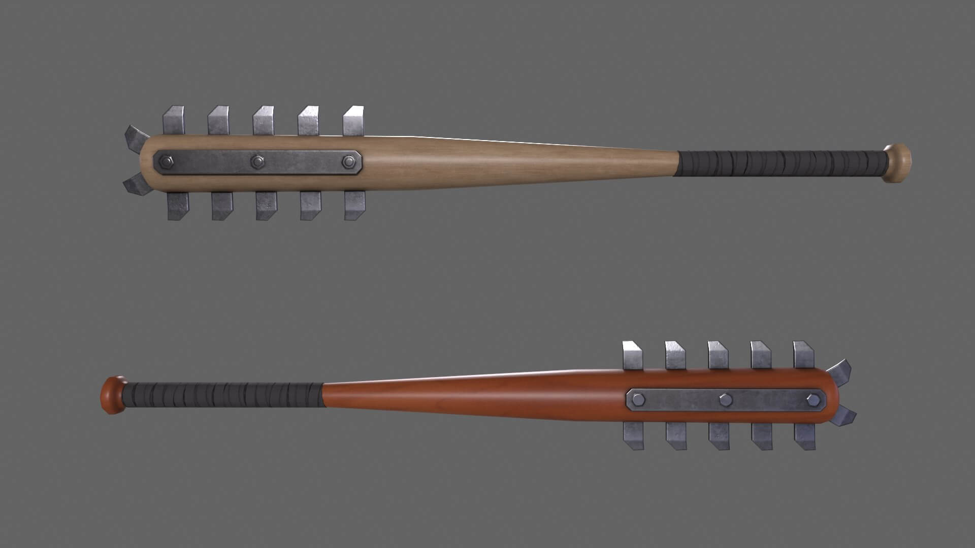 Baseball Bat Weapons - Collection 3D Model by DaikLord