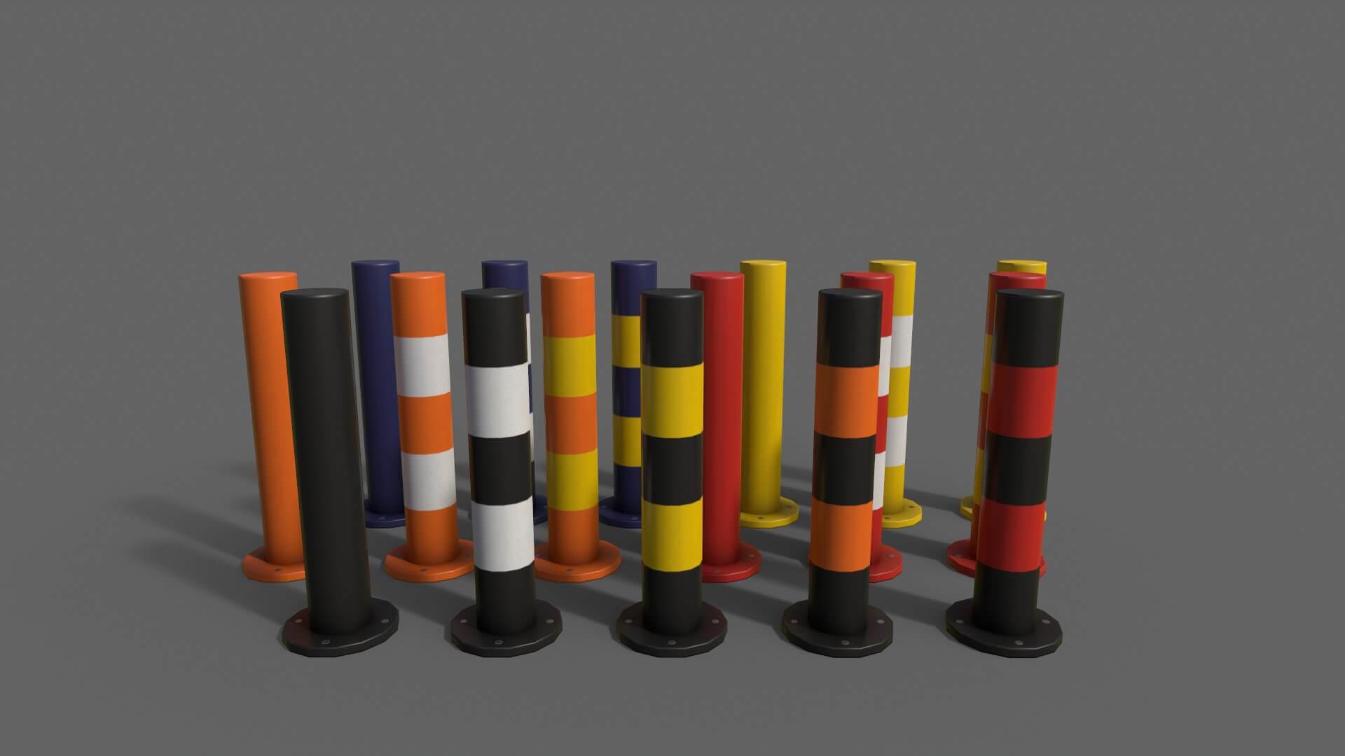Bollard - 3D Model by DaikLord