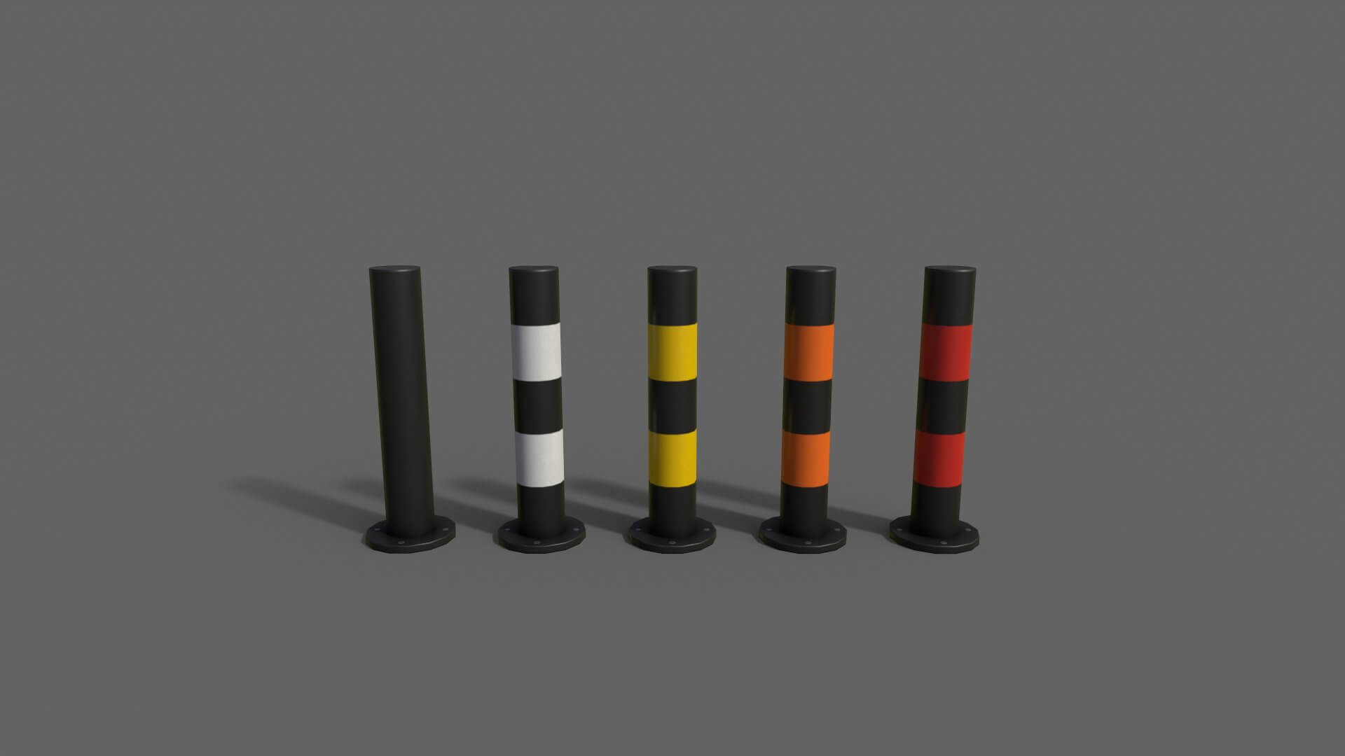 Bollard - 3D Model by DaikLord