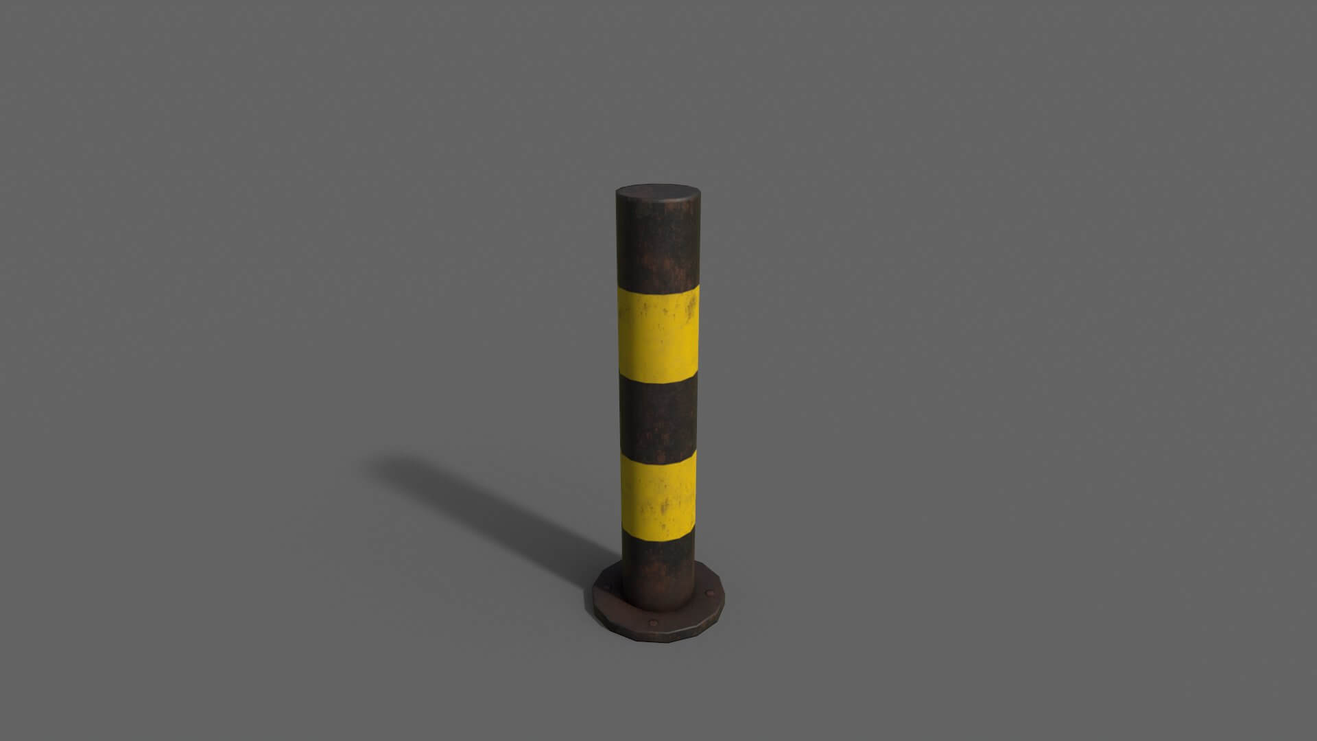 Bollard - 3D Model by DaikLord