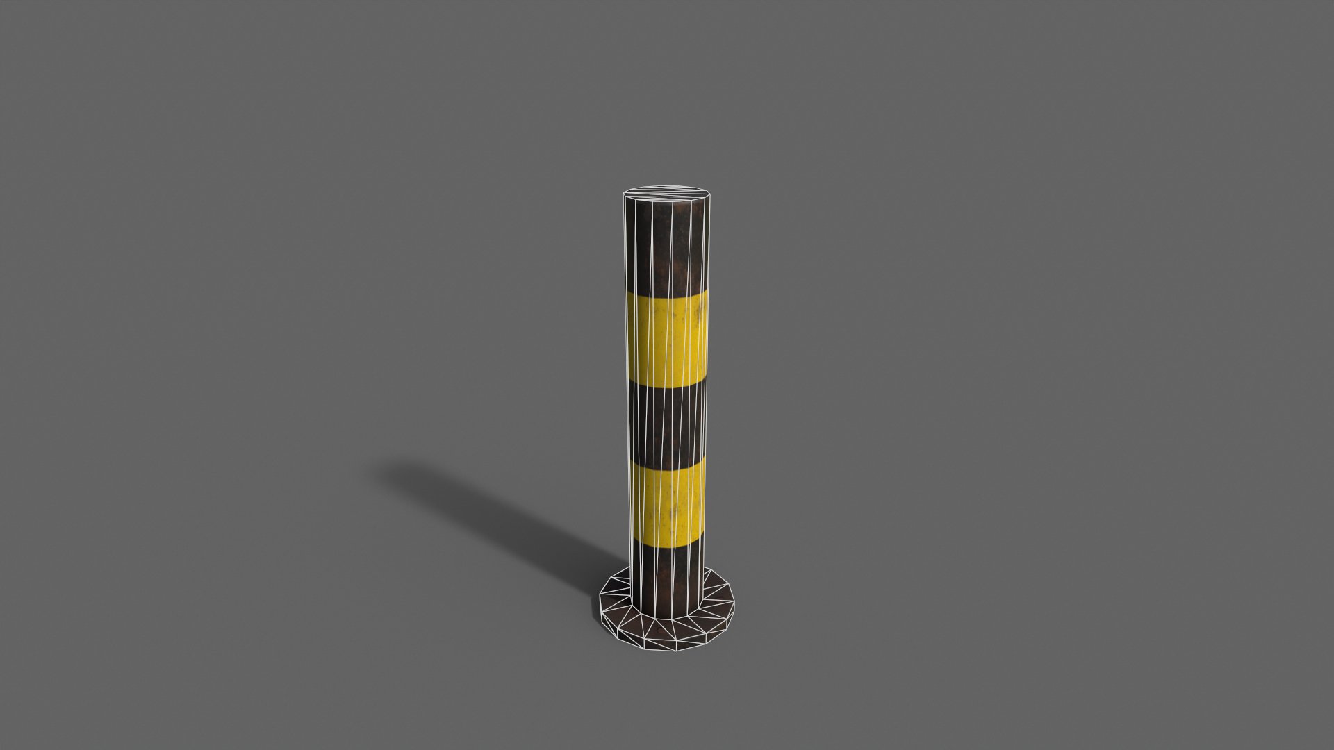 Bollard - 3D Model by DaikLord