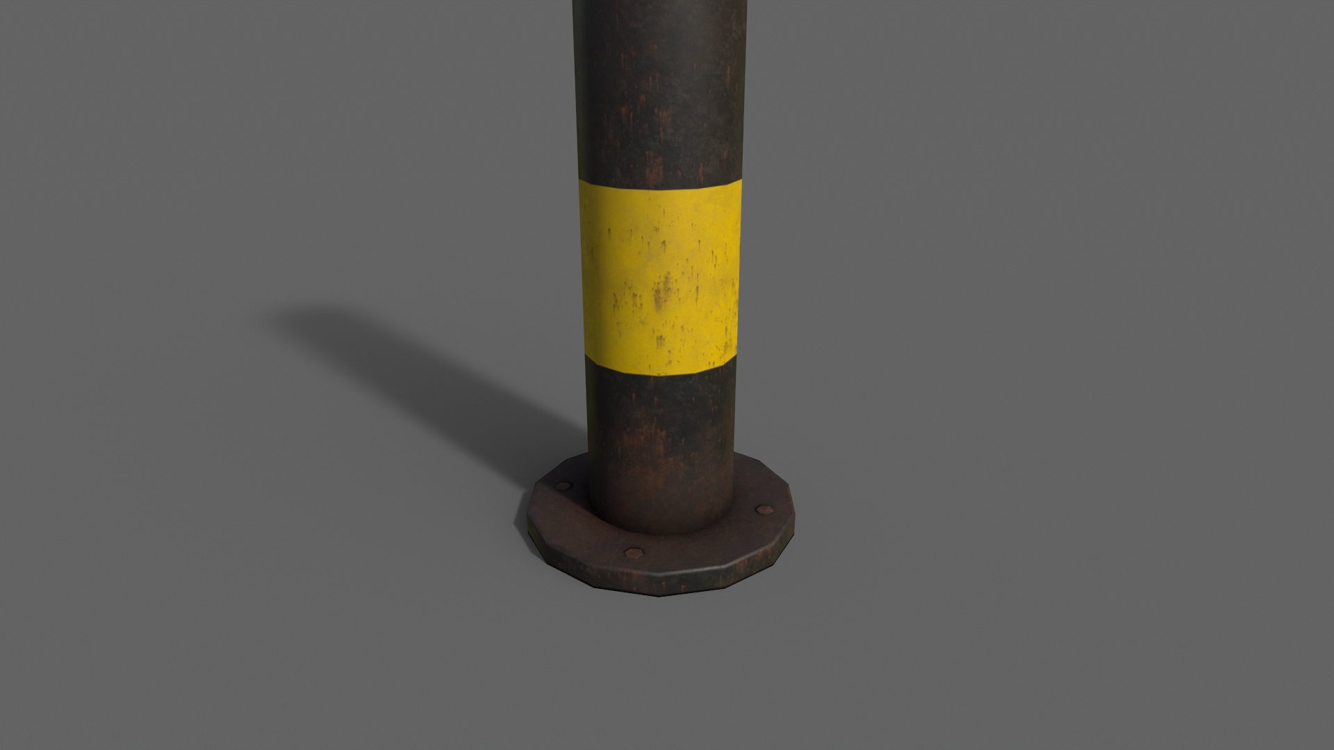 Bollard - 3D Model by DaikLord