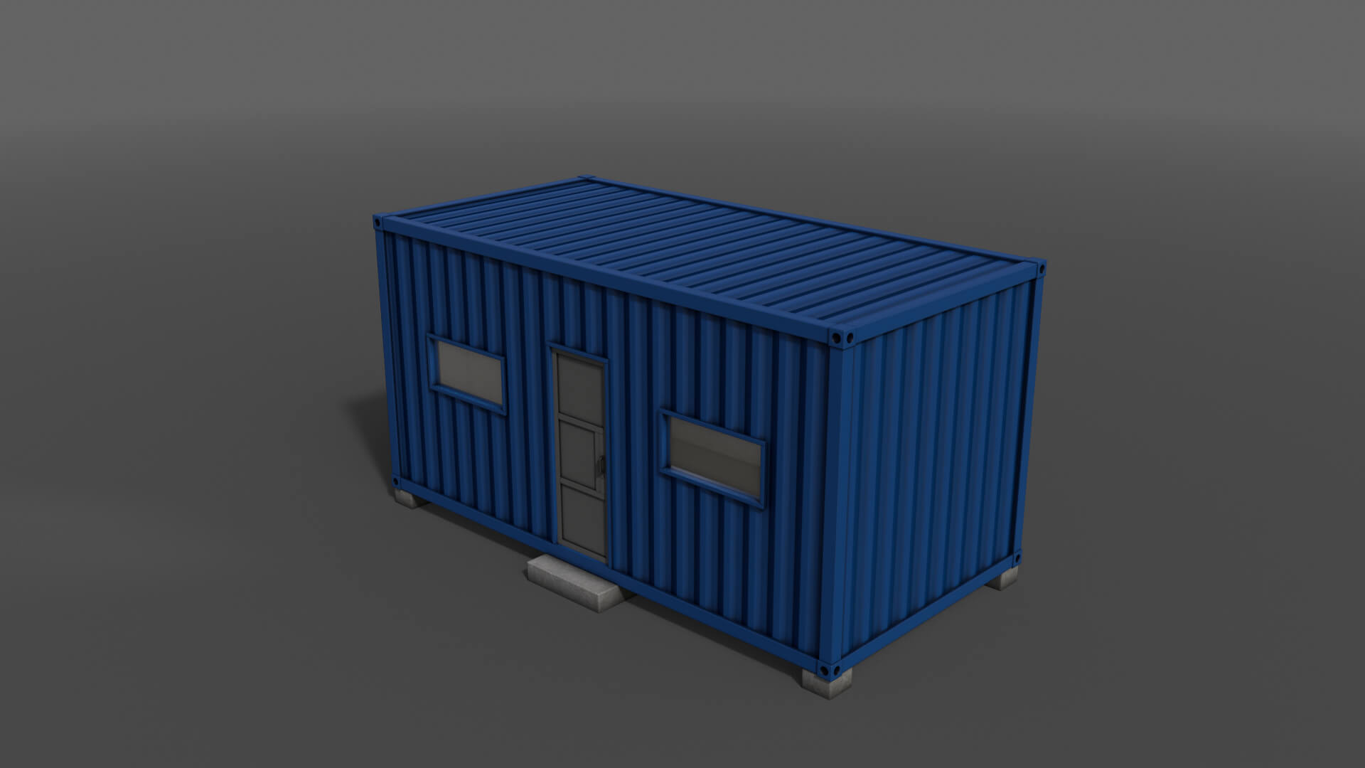 Container House AA 20Ft V3 - 3D Model by DaikLord