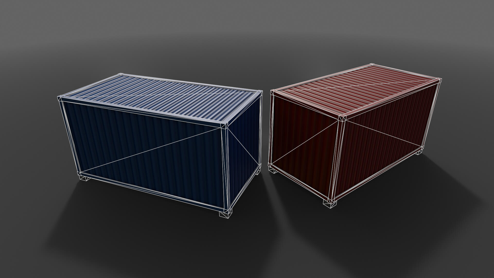 Container House AA 20Ft V4 - 3D Model by DaikLord