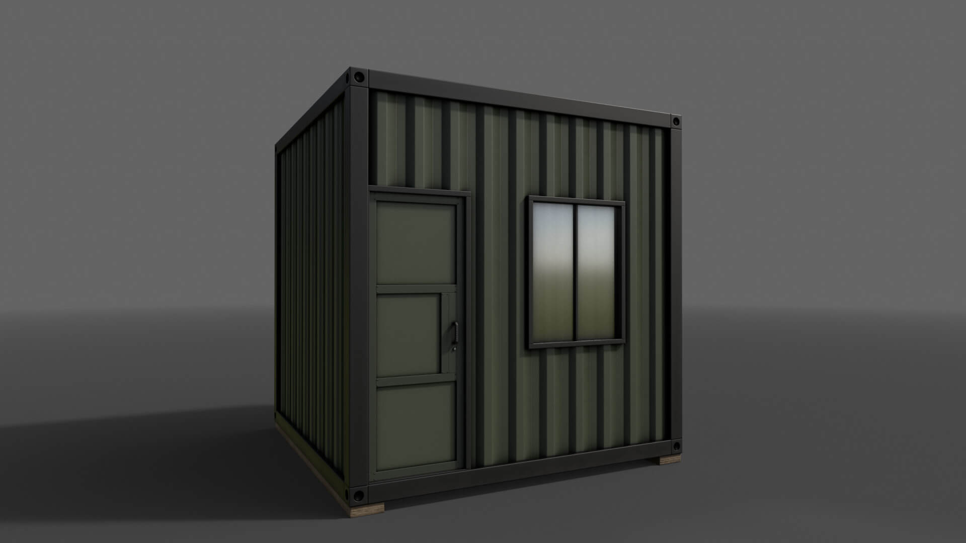 Container House AA V1 - 3D Model by DaikLord