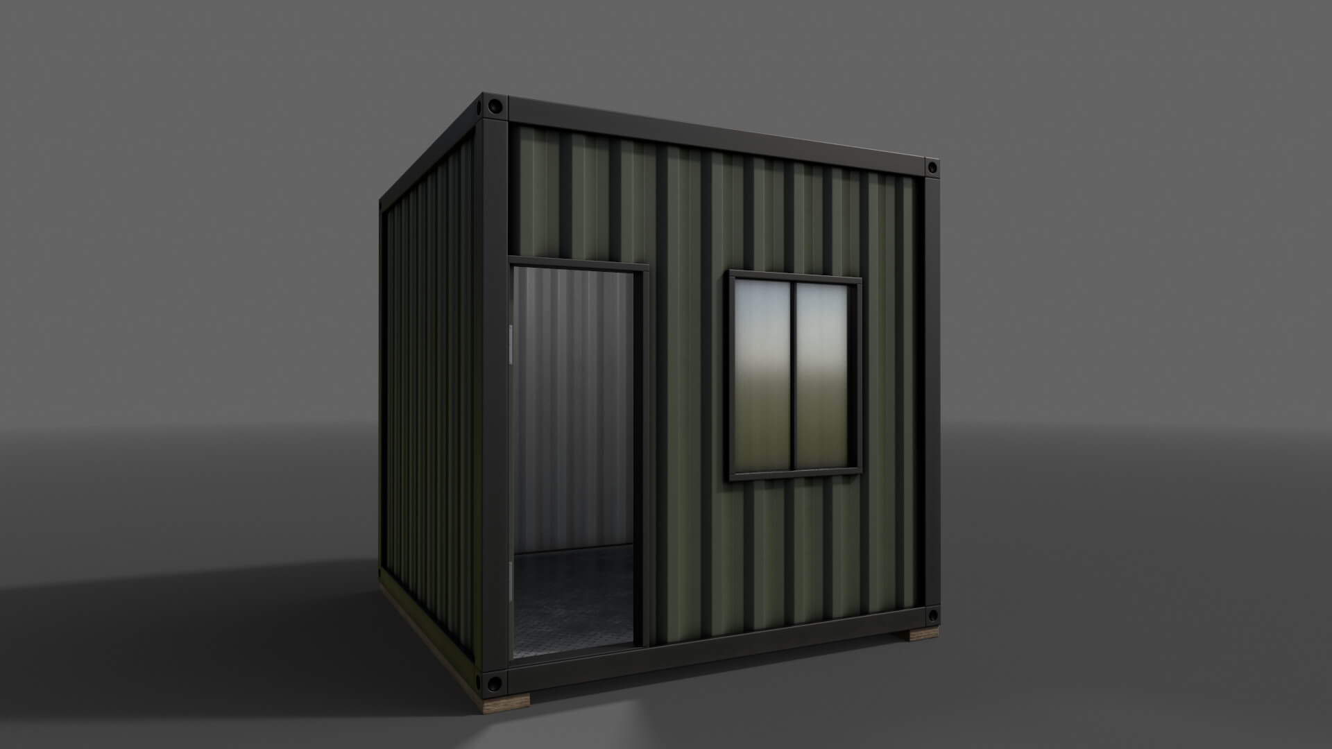 Container House AA V1 - 3D Model by DaikLord