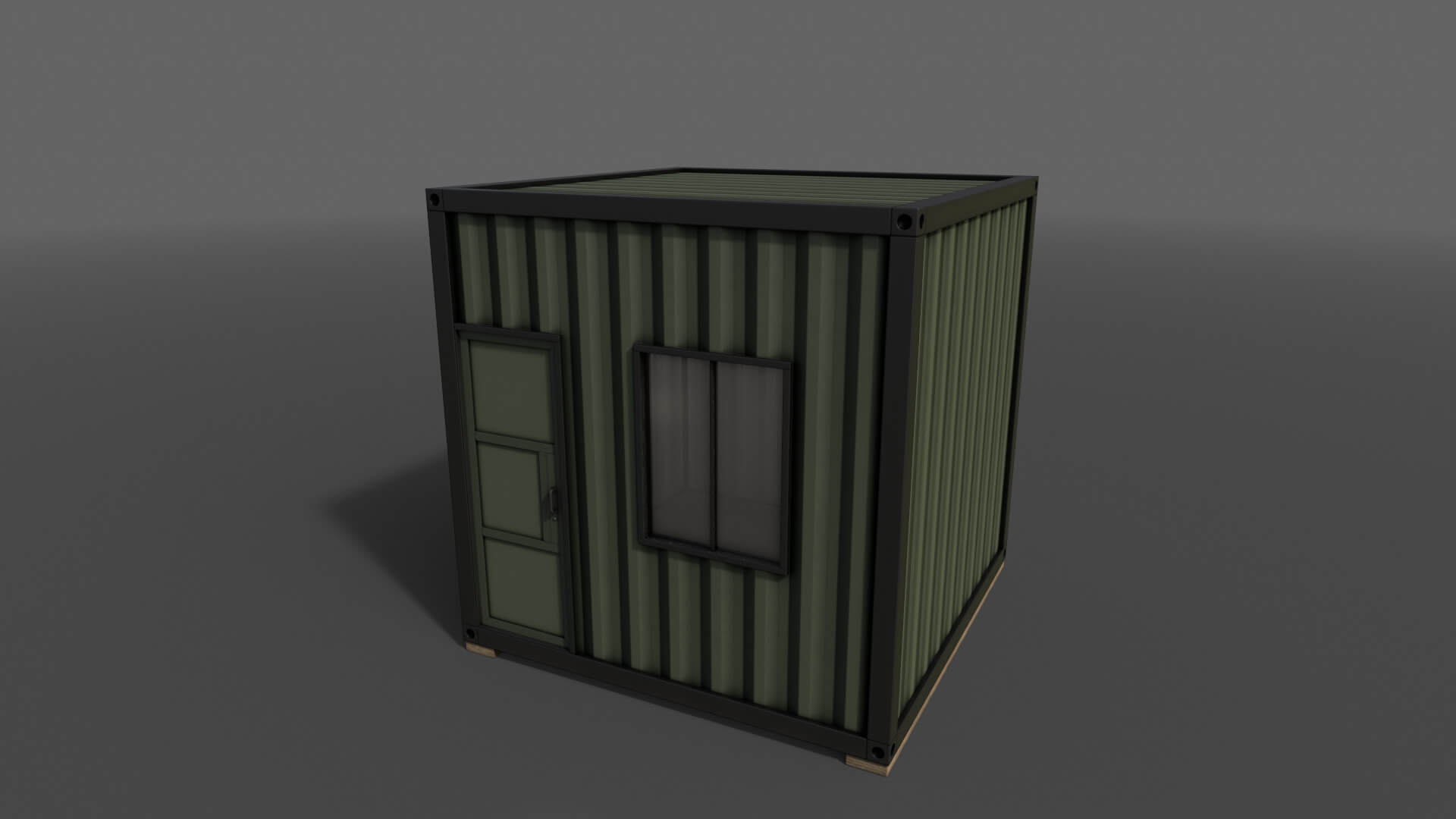 Container House AA V1 - 3D Model by DaikLord
