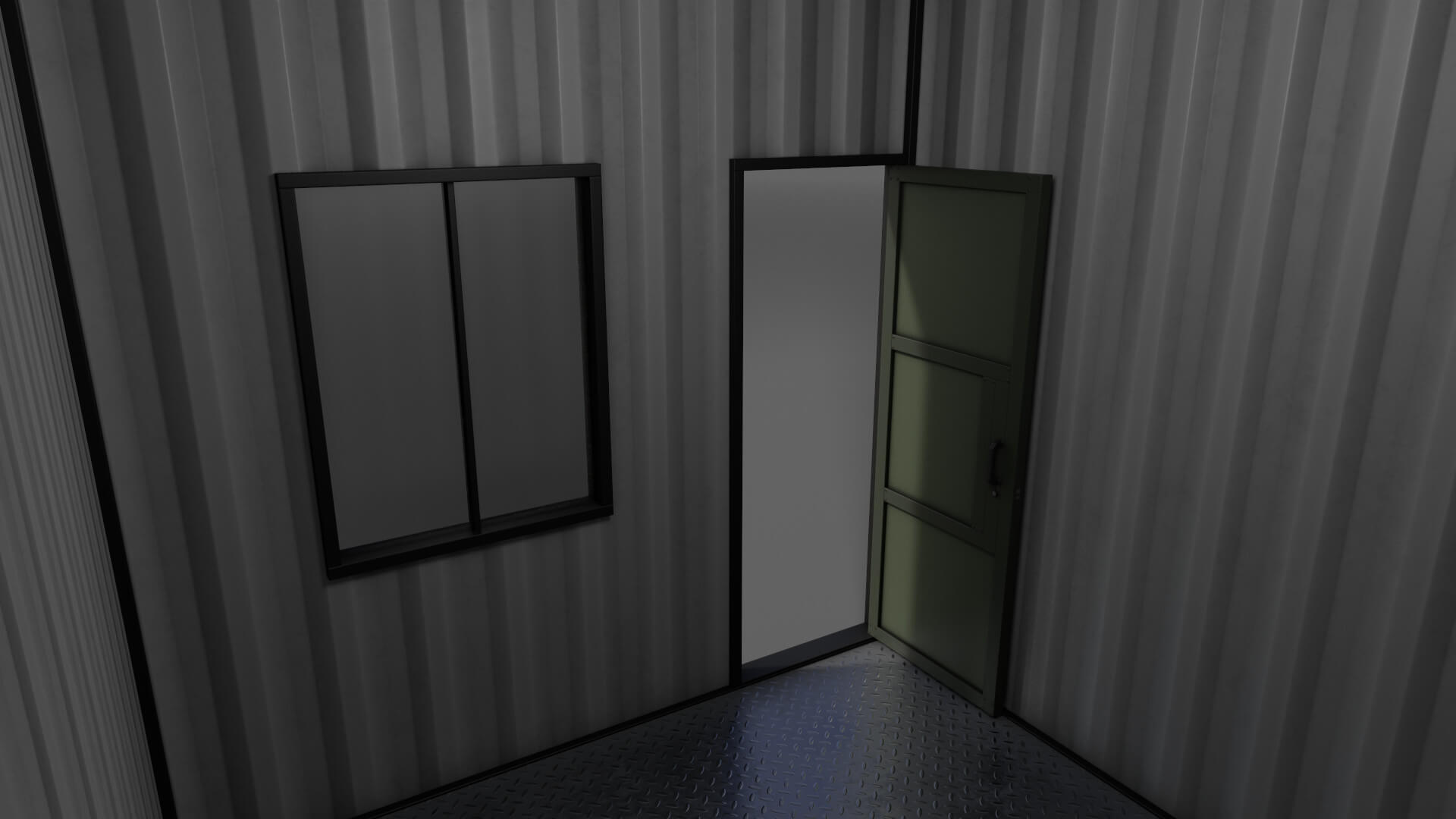 Container House AA V1 - 3D Model by DaikLord