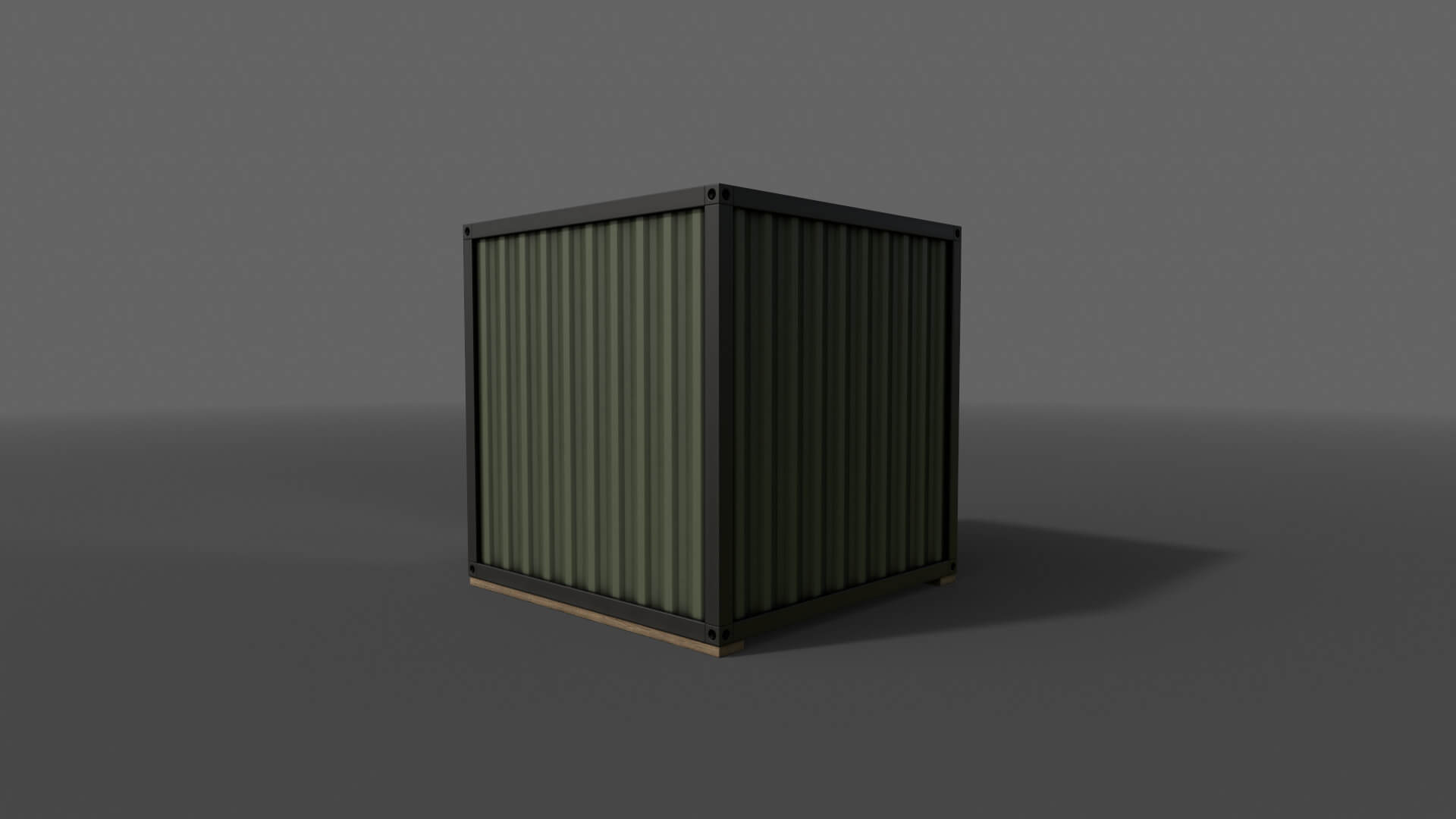 Container House AA V1 - 3D Model by DaikLord