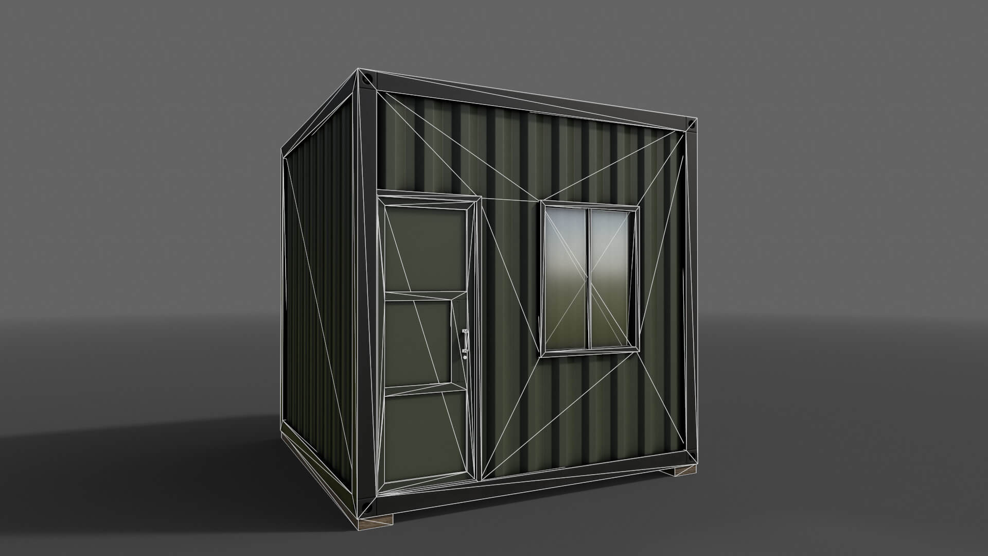 Container House AA V1 - 3D Model by DaikLord