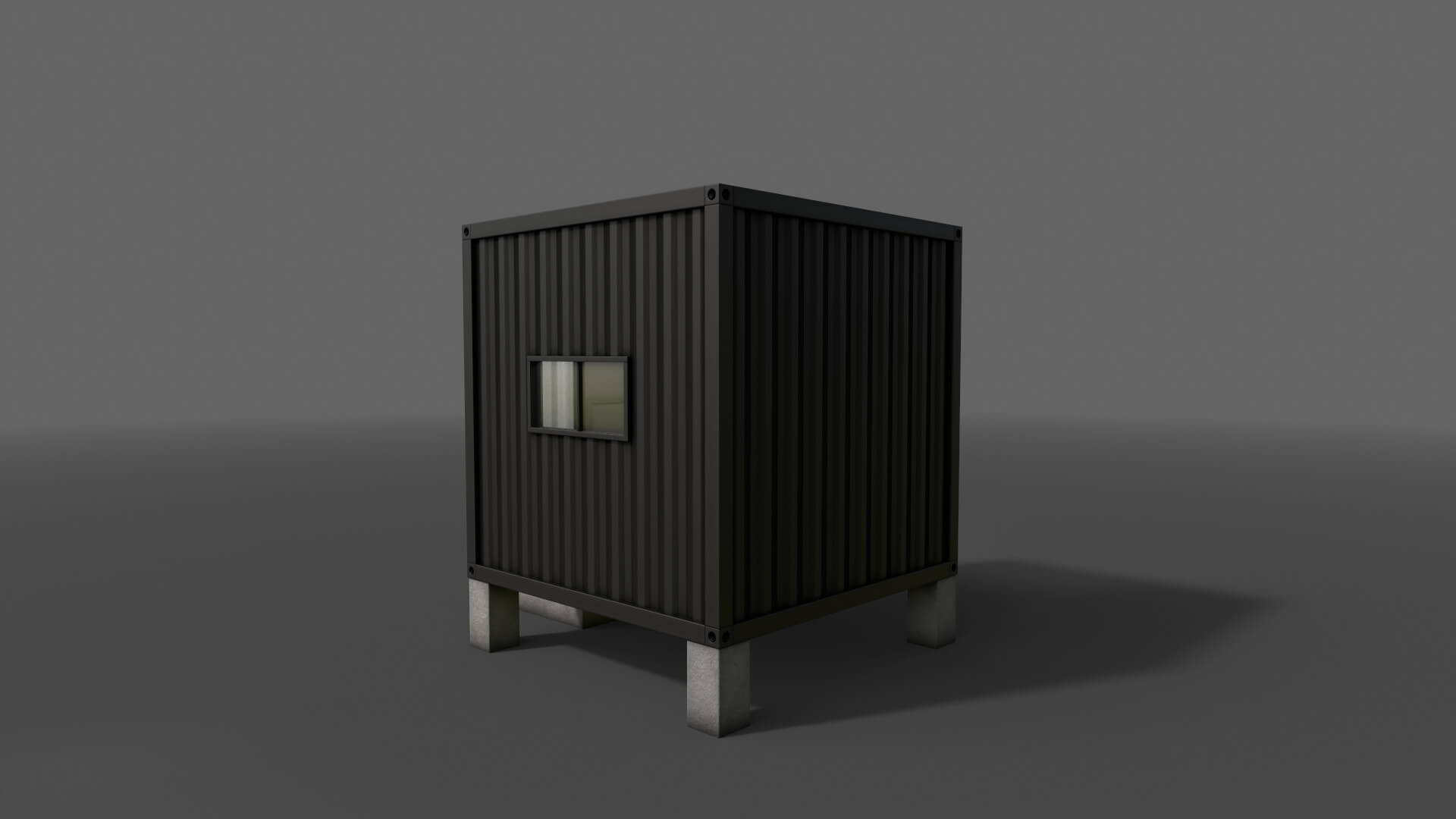 Container House AA V3 - 3D Model by DaikLord