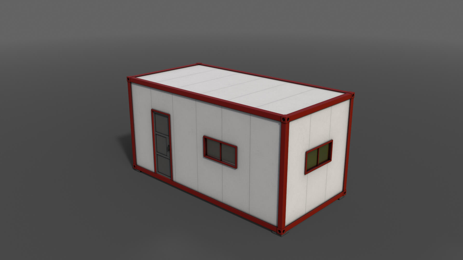 Container House AB 20Ft V1 - 3D Model by DaikLord