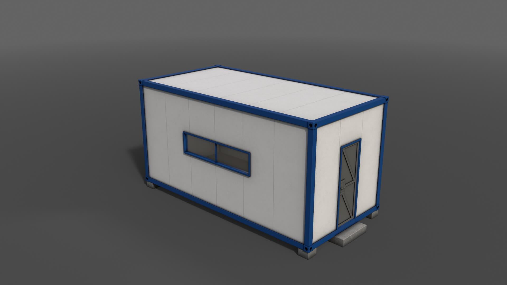 Container House AB 20ft V2 - 3D Model by DaikLord