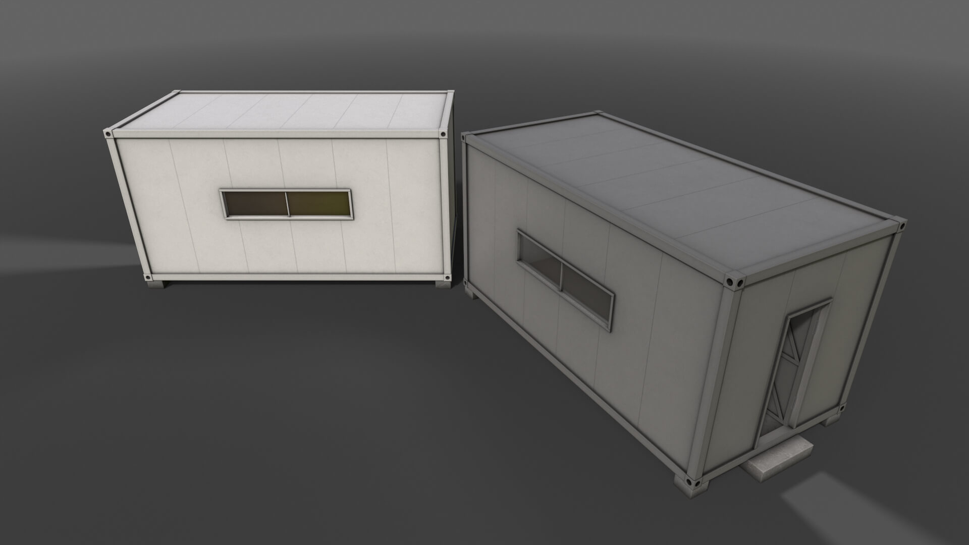 Container House AB 20ft V2 - 3D Model by DaikLord