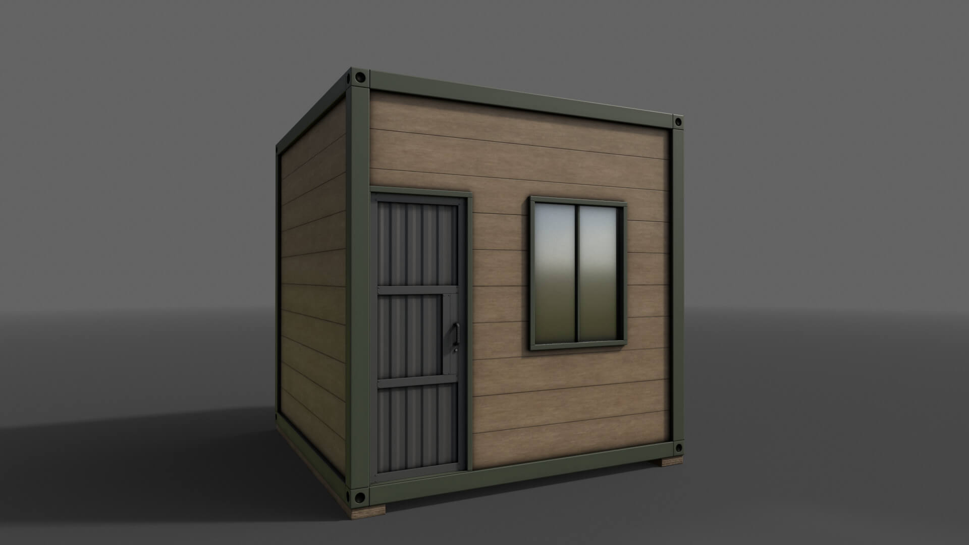 Container House AC V1 - 3D Model by DaikLord