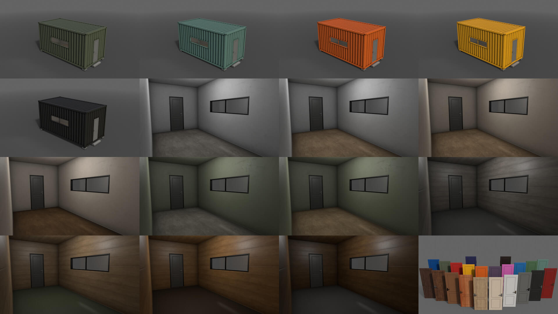 Container House BA 20ft V2 - 3D Model by DaikLord