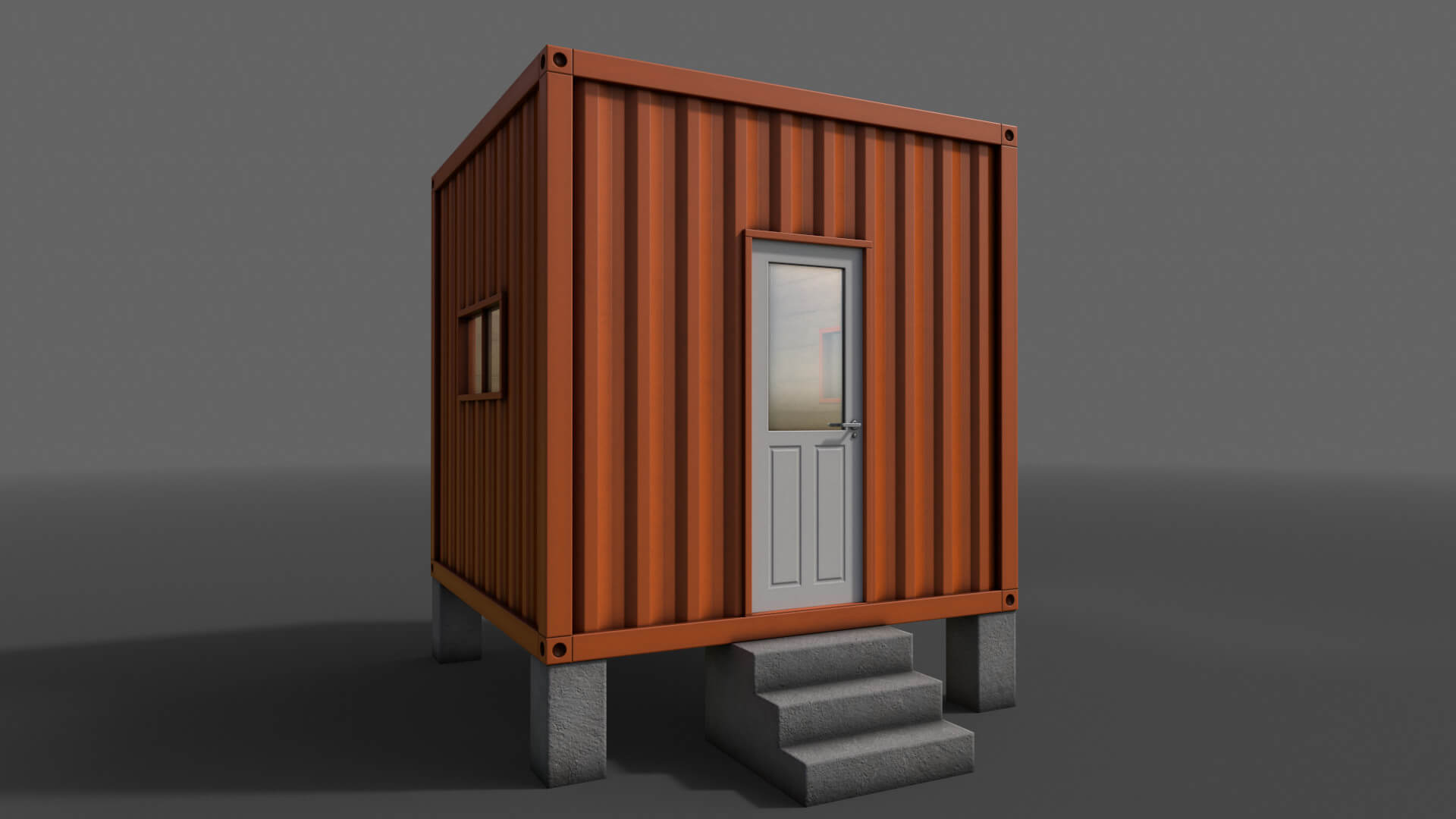 Container House BA V3 - 3D Model by DaikLord