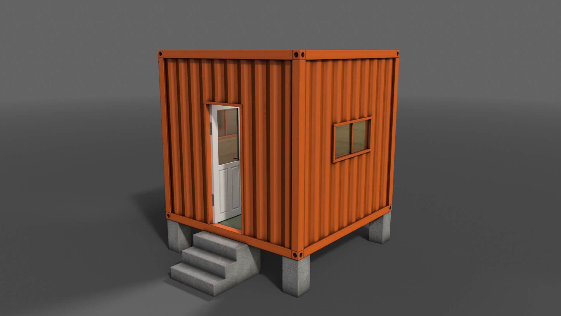 Container House BA V3 - 3D Model by DaikLord