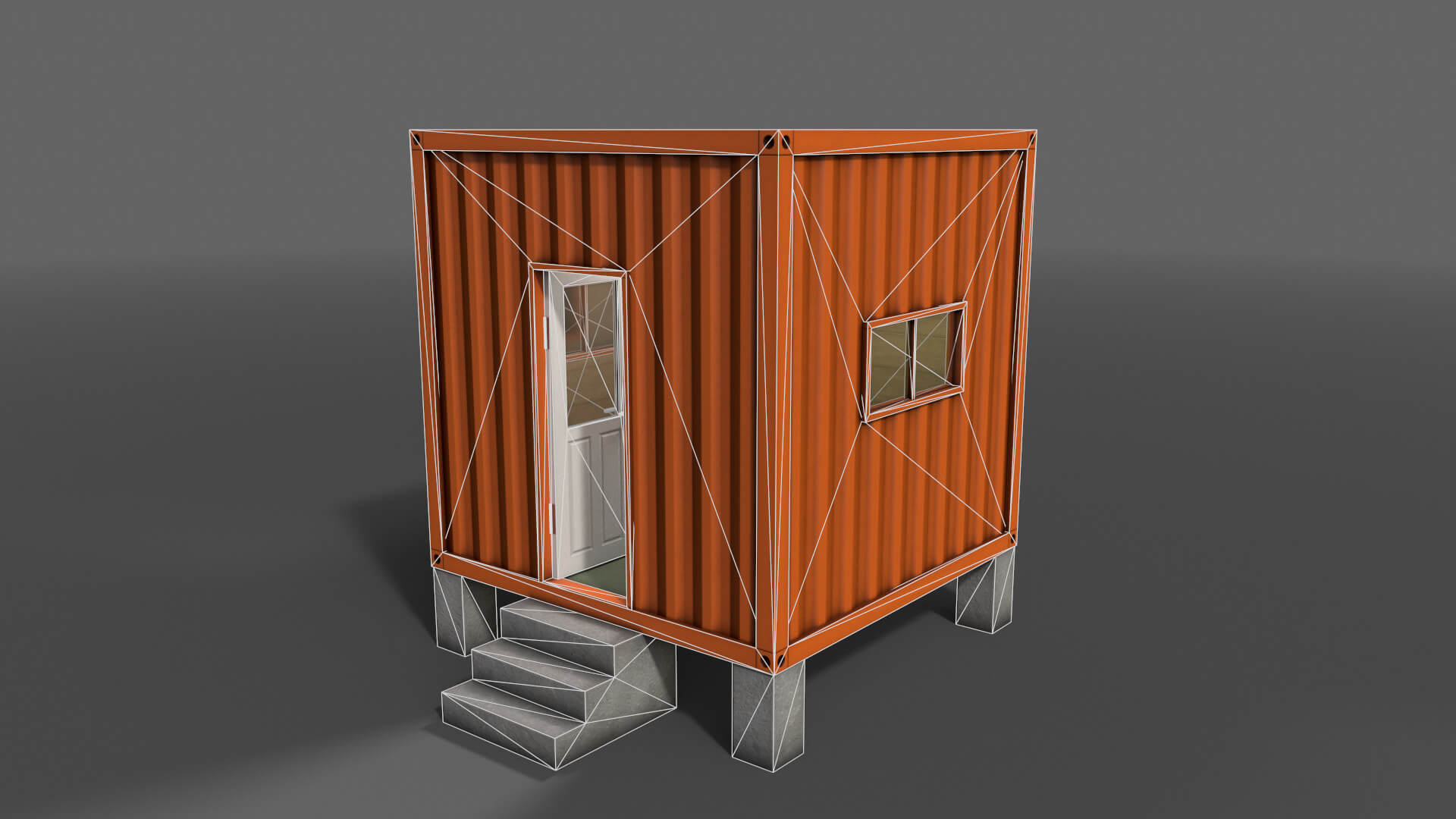 Container House BA V3 - 3D Model by DaikLord