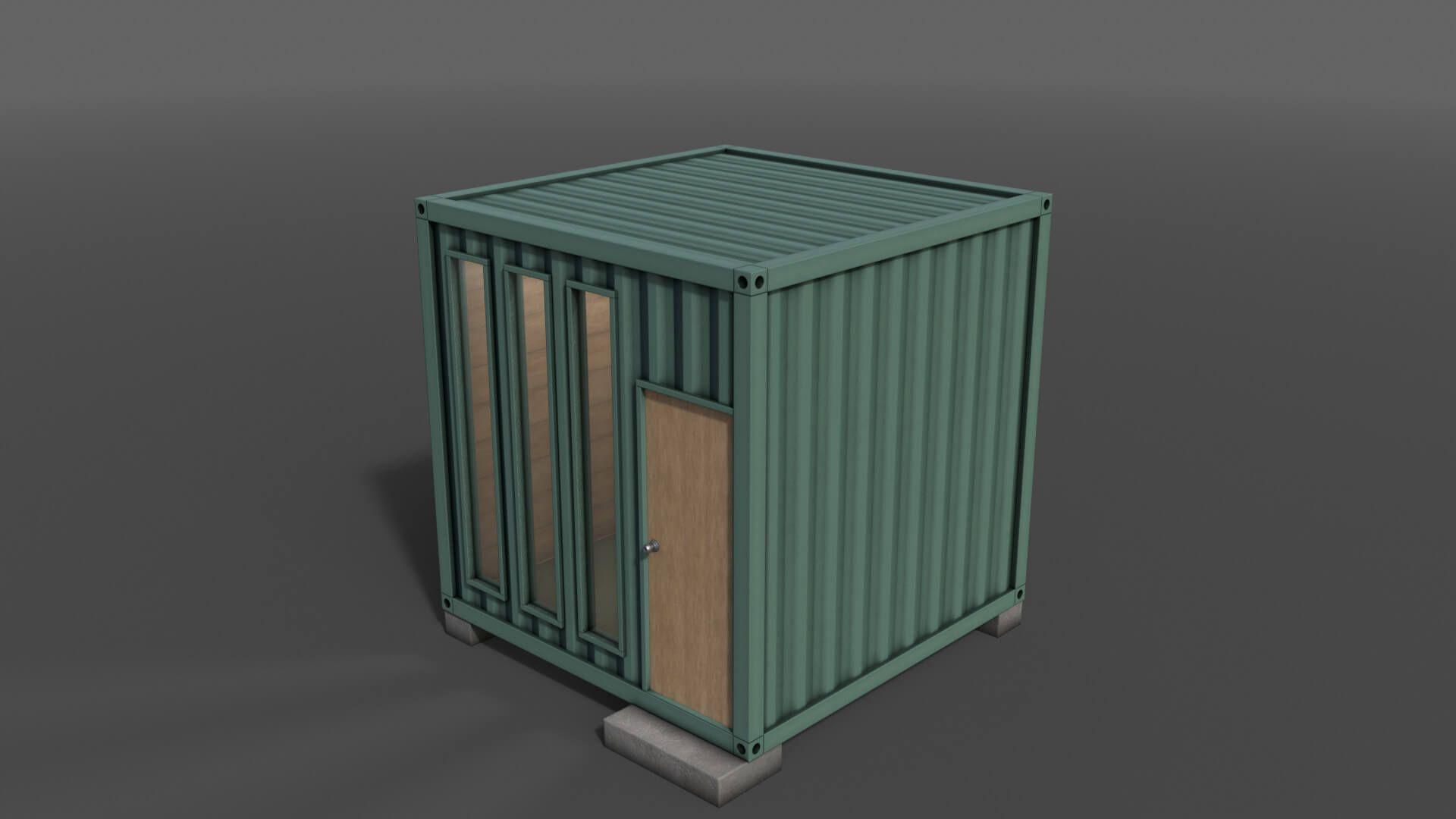 Container House BA V4 - 3D Model by DaikLord