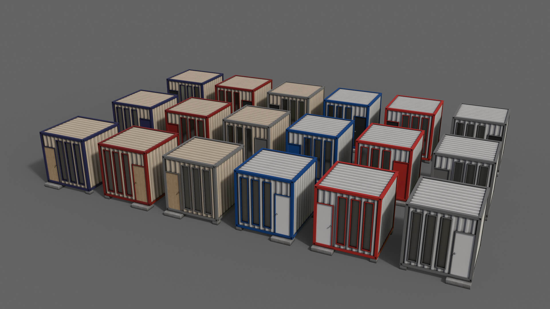 Container House BA V4 - 3D Model by DaikLord