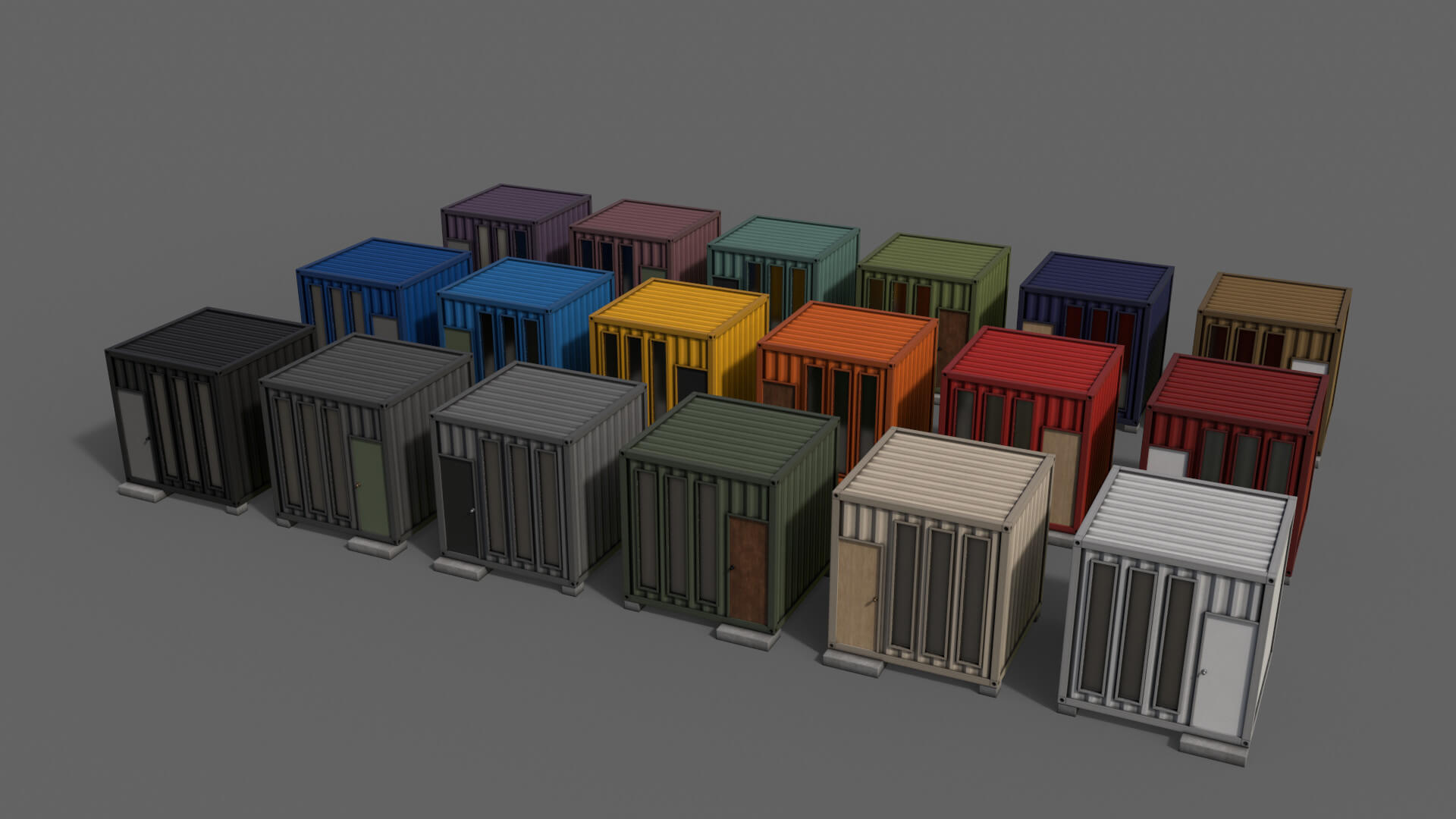 Container House BA V4 - 3D Model by DaikLord