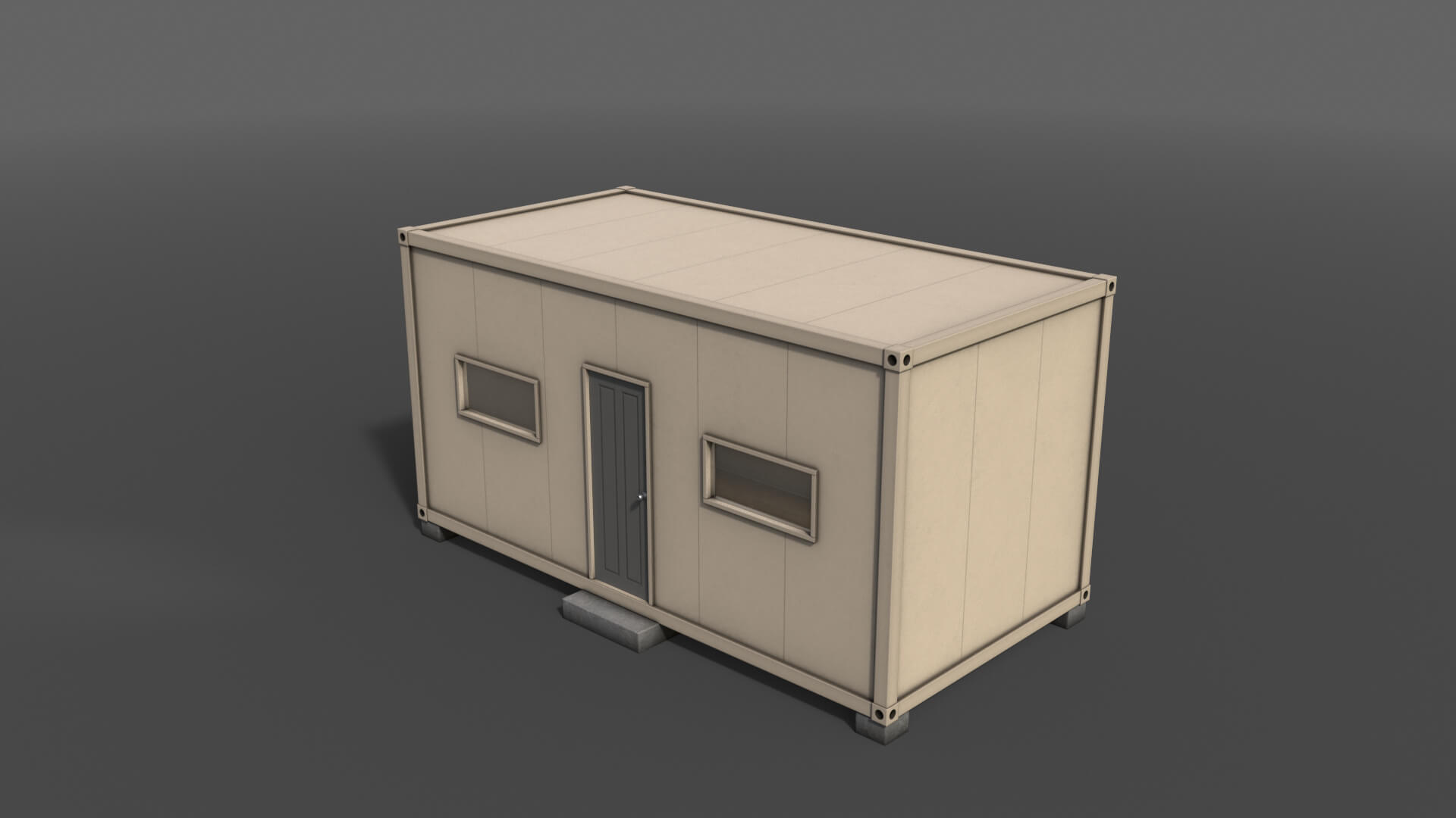 Container House BB 20Ft V3 - 3D Model by DaikLord