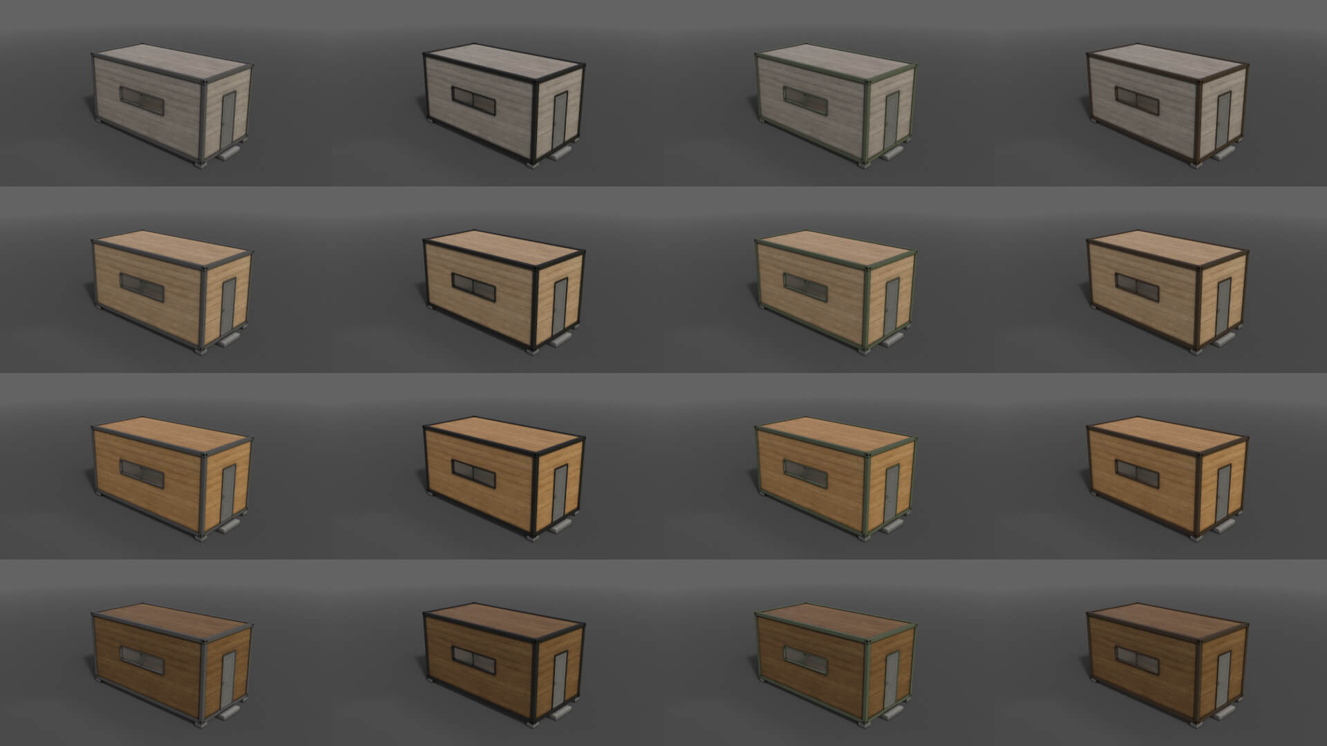 Container House BC 20ft V2 - 3D Model by DaikLord