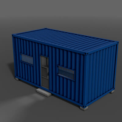 Shipping Container - 3D Model by Dreamscape Studios