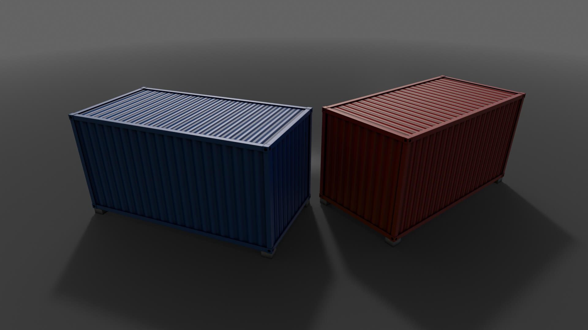 Container House CA 20Ft V4 - 3D Model by DaikLord