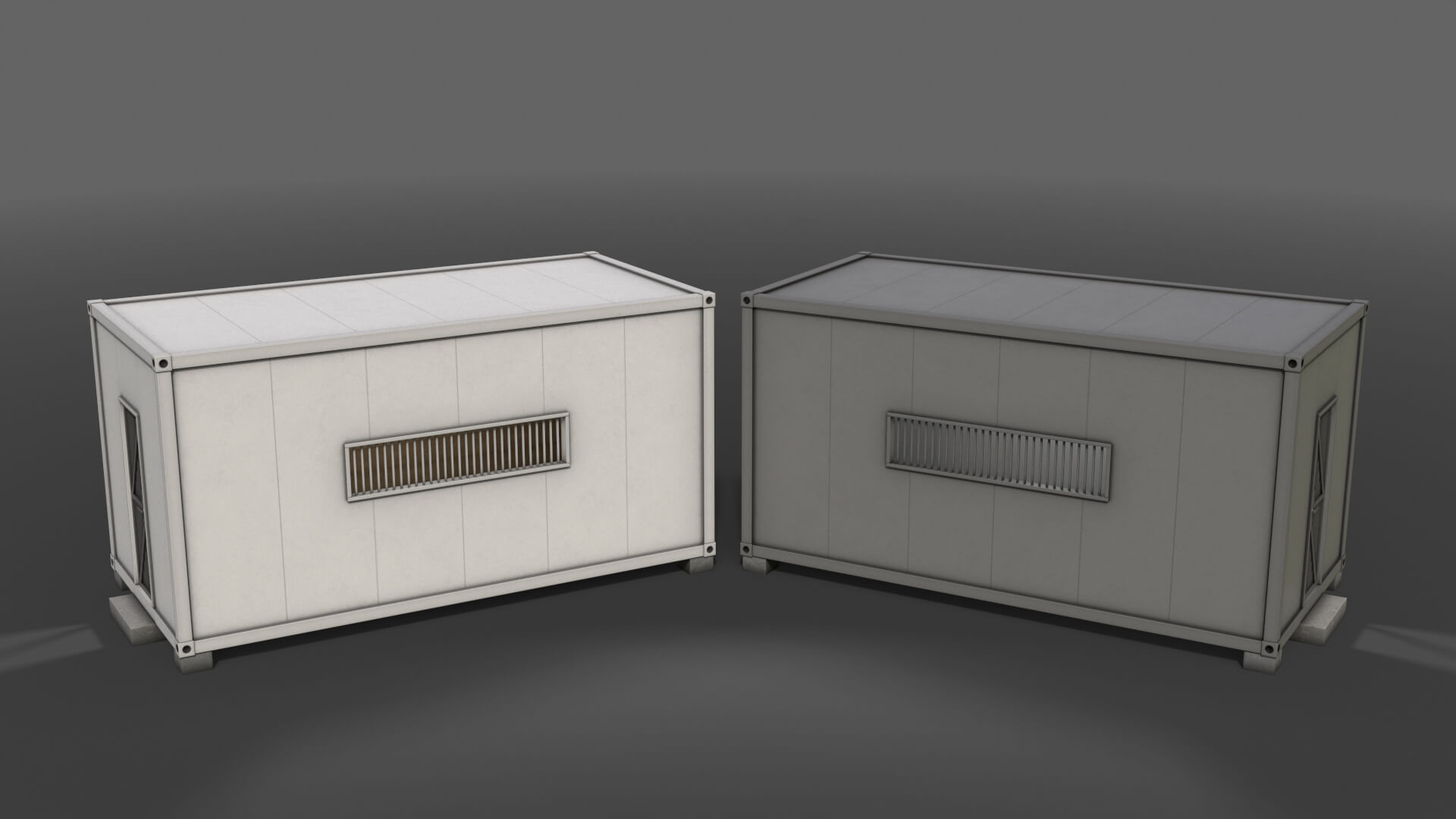 Container House CB 20ft V2 - 3D Model by DaikLord