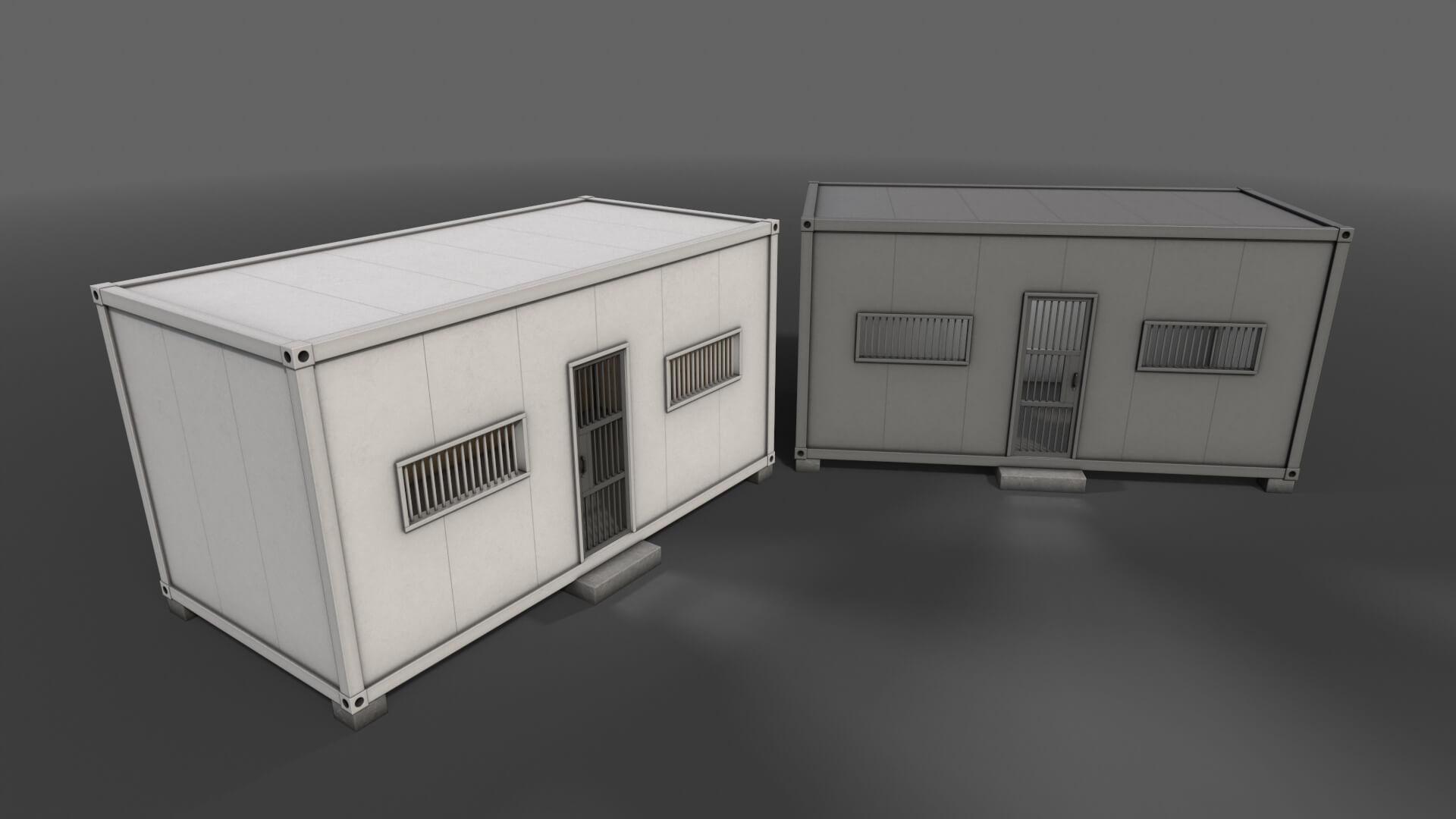 Container House CB 20Ft V3 - 3D Model by DaikLord