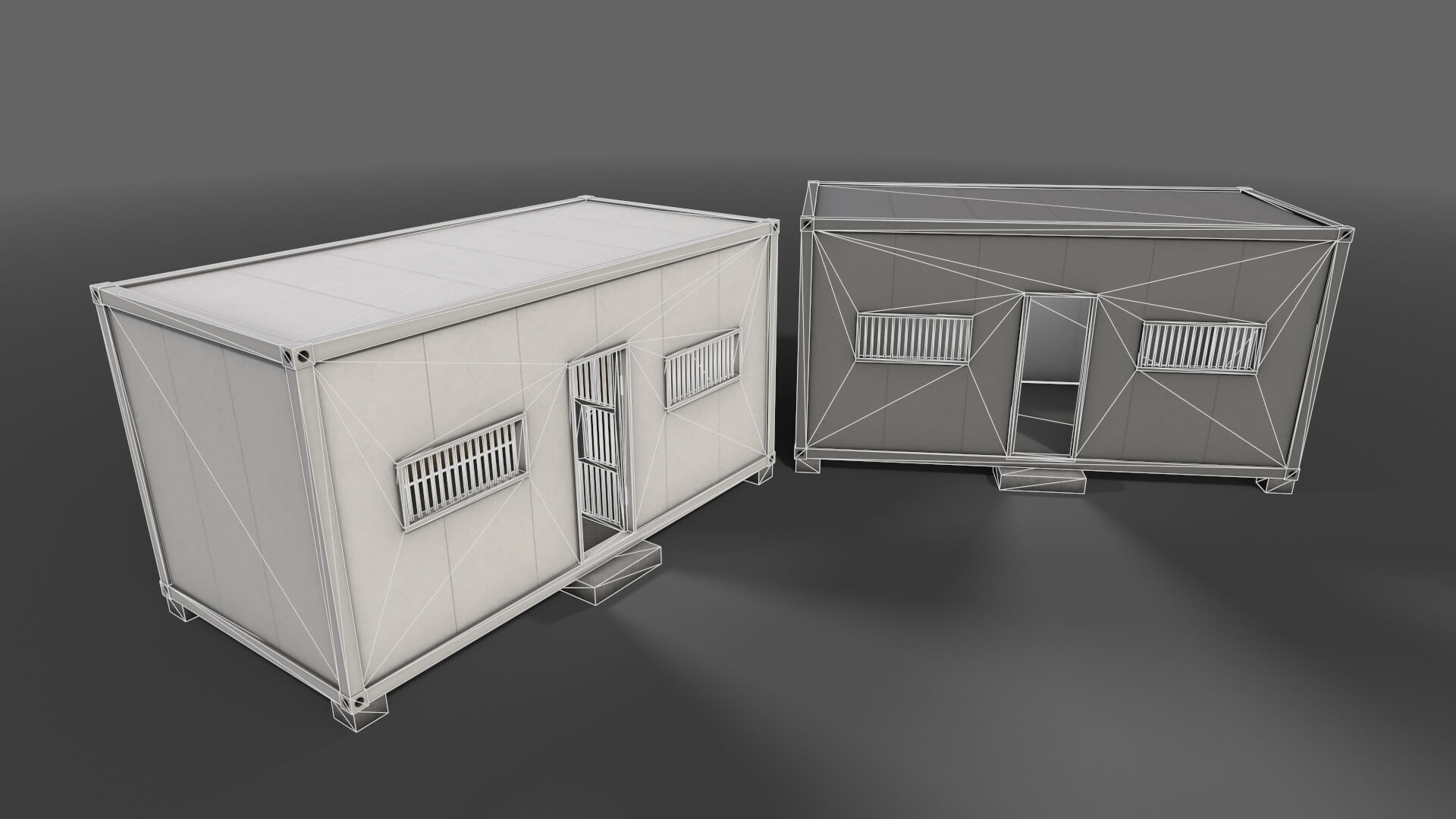 Container House CB 20Ft V3 - 3D Model by DaikLord